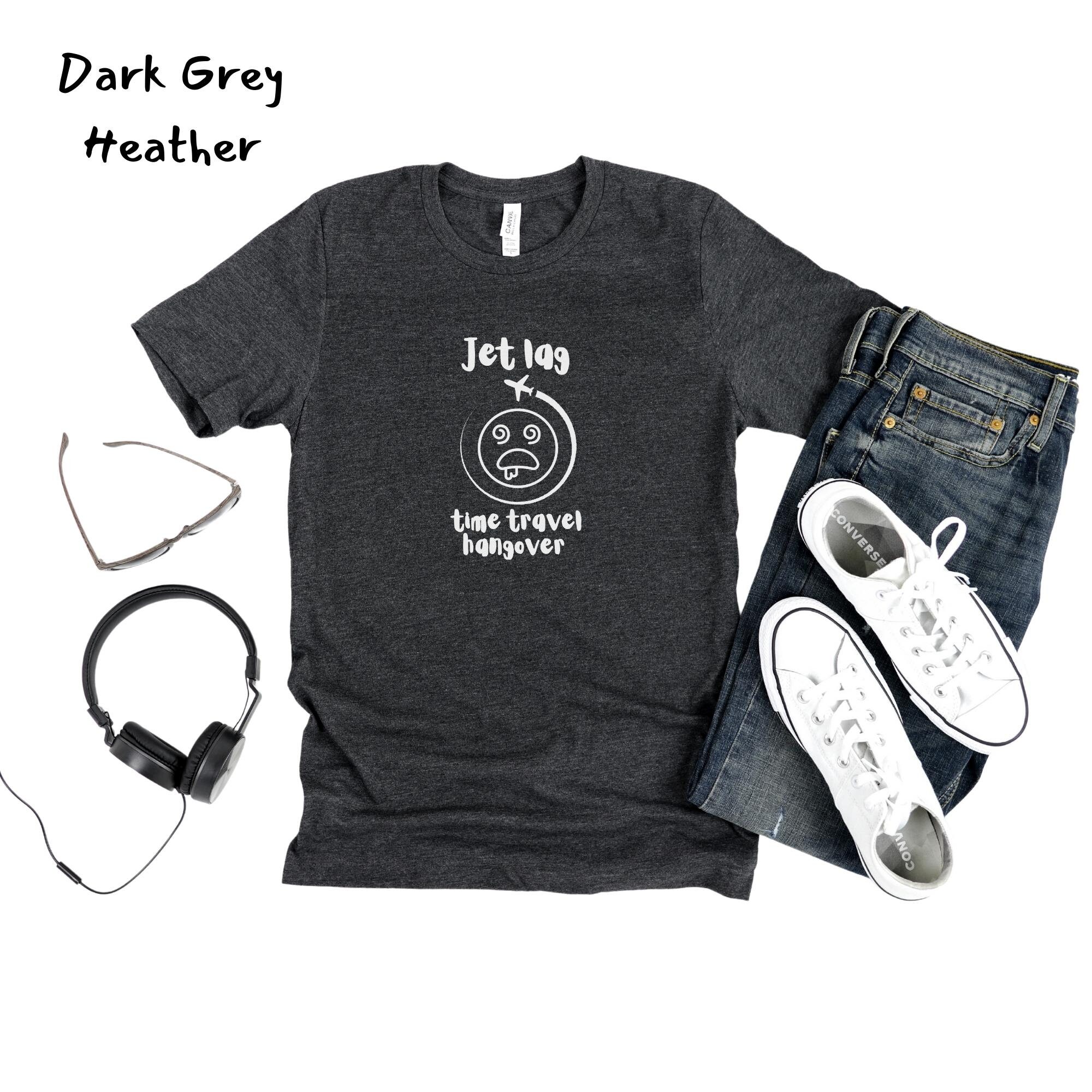 Jet Lag Time Travel Hangover T-shirt Funny Quirky Whimsical Tshirt ...
