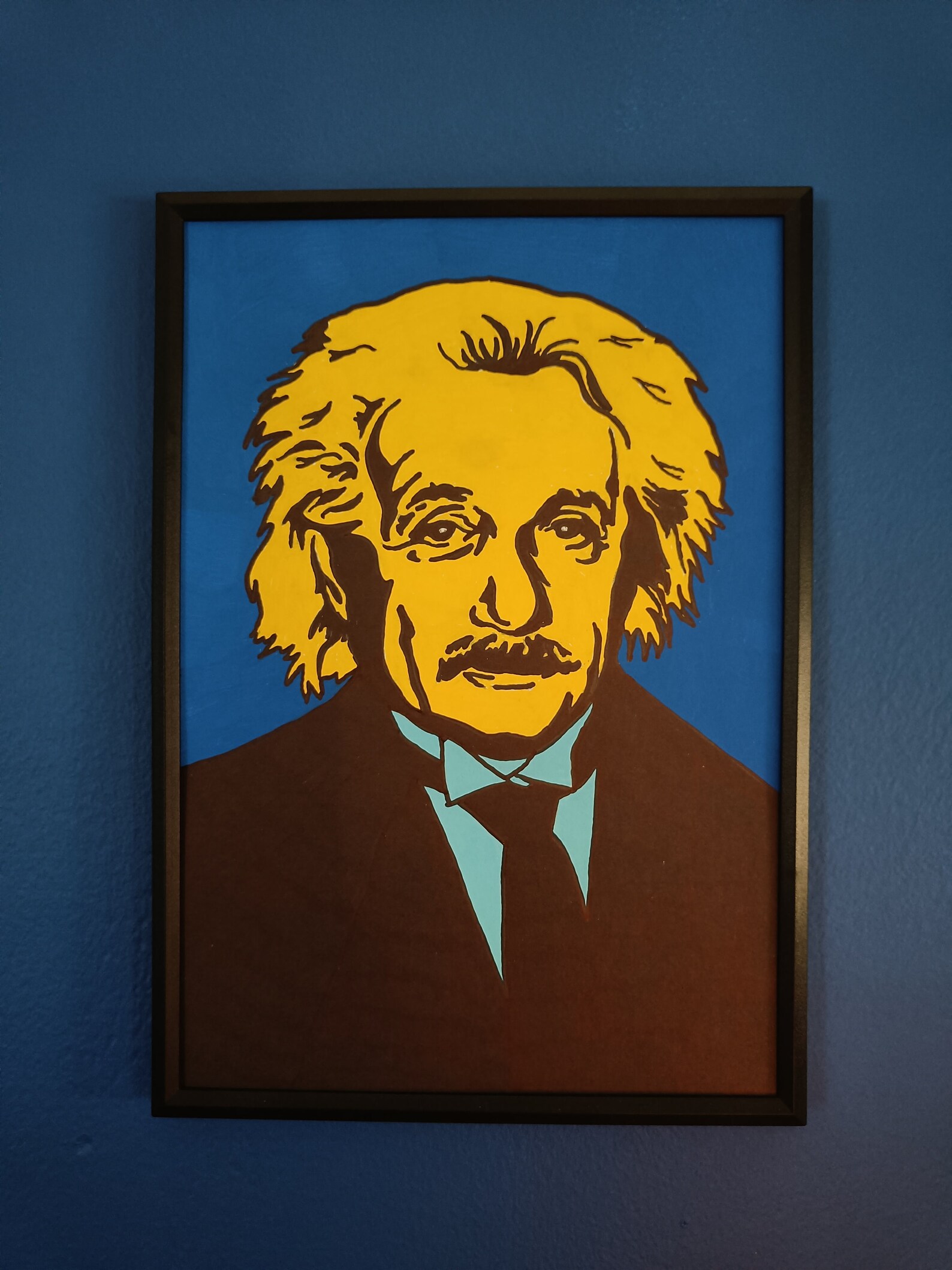 Albert Einstein Pop Art Portrait Poster - Etsy