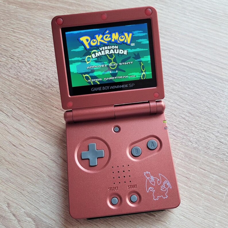 Game Boy Advance SP IPS Screen Charizard - Etsy