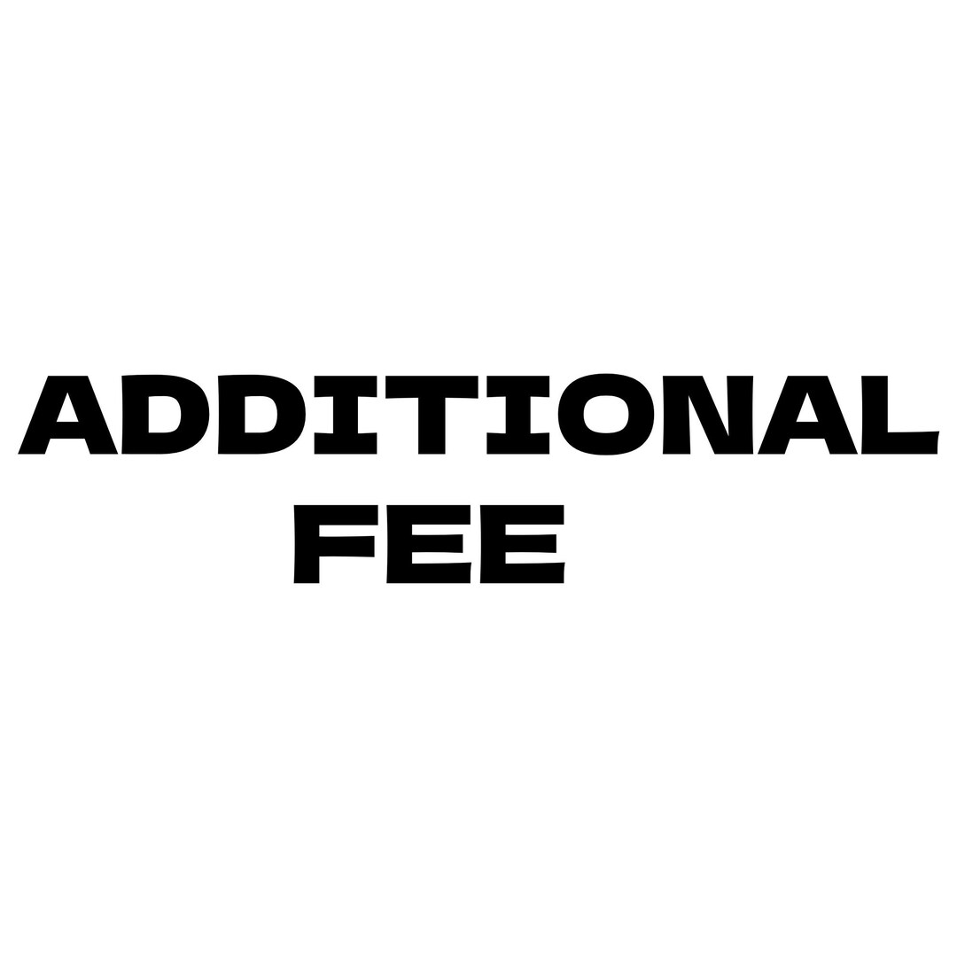ADDITIONAL FEE - Etsy