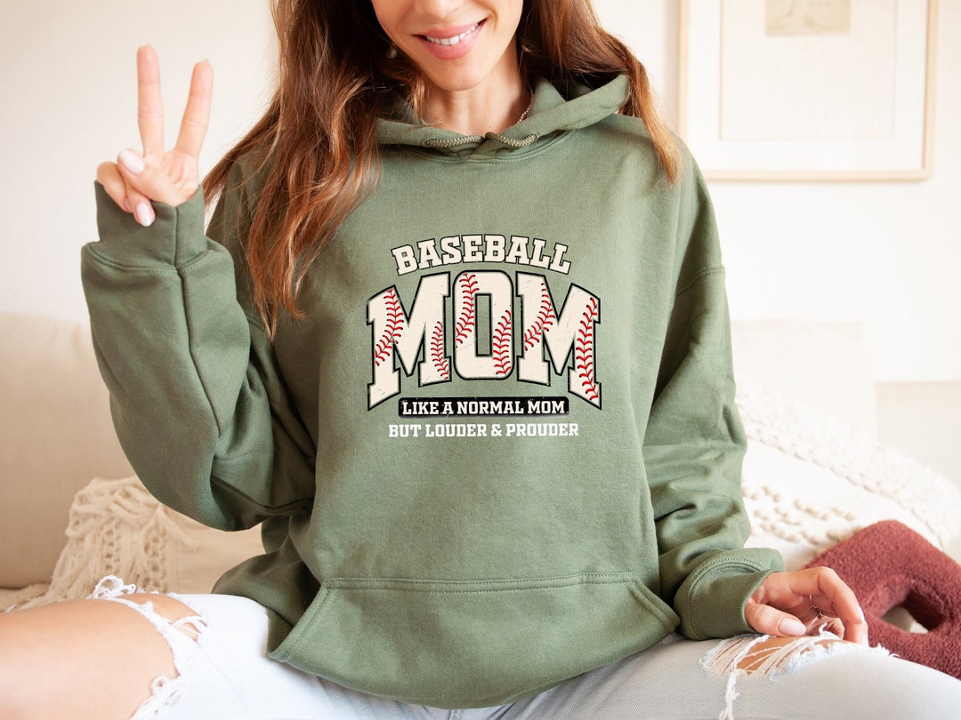 Baseball Mom Hoodie, Baseball Mama Hoodie, Sports Mom Hoodie, Mothers ...