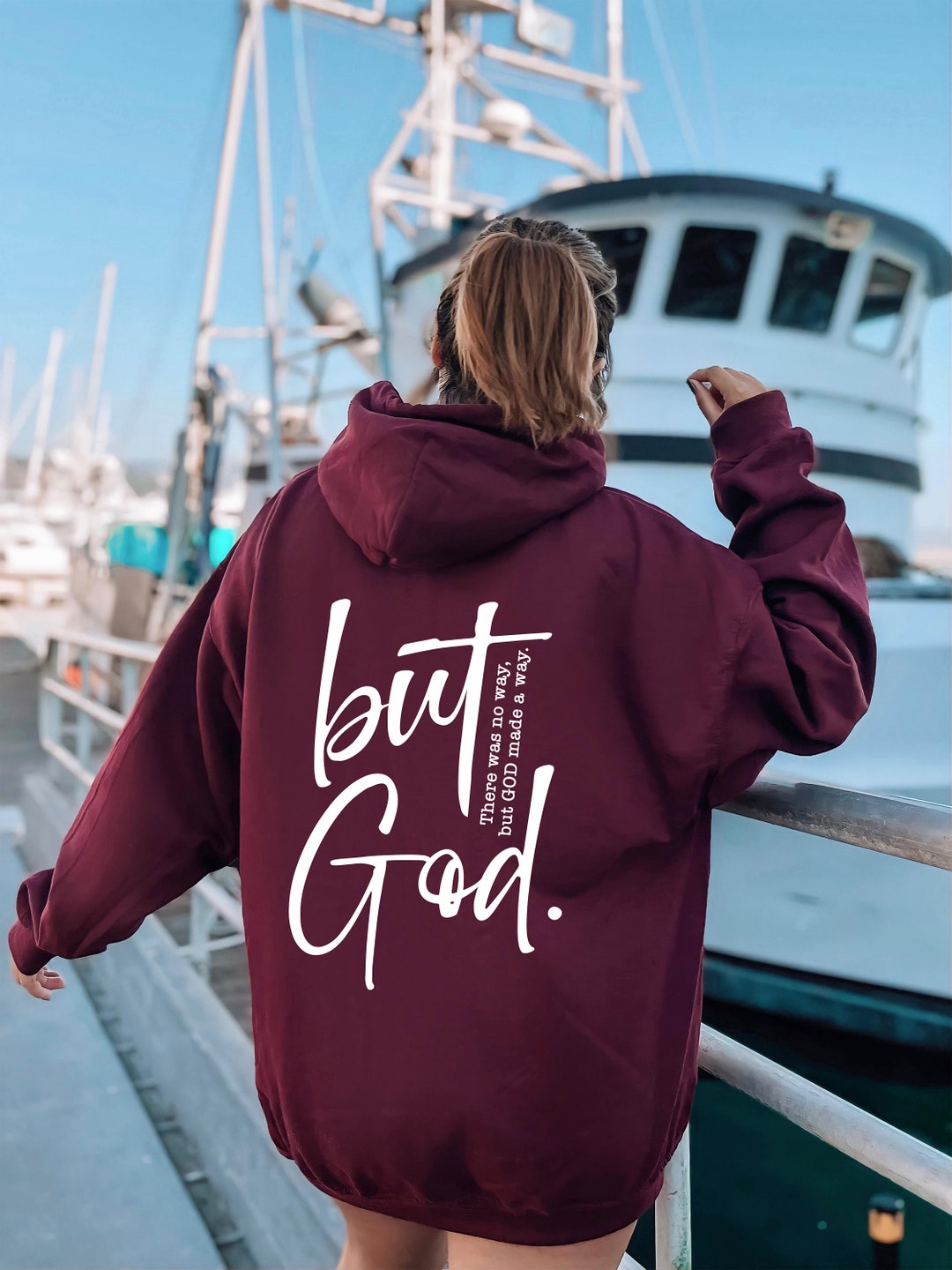 But God Hoodie, Christian Hoodie, Bible Verse Hoodie, Religious Hoodie ...