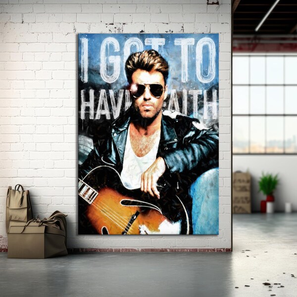 George Michael Quote Poster - Etsy
