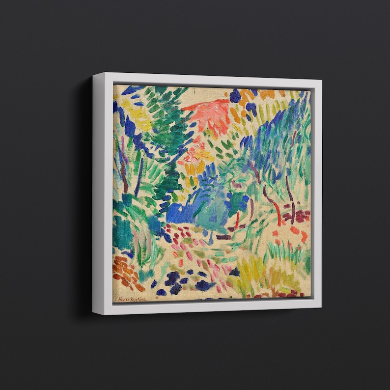 Landscape at Collioure Square Oil Painting Print, Henri Matisse Square ...