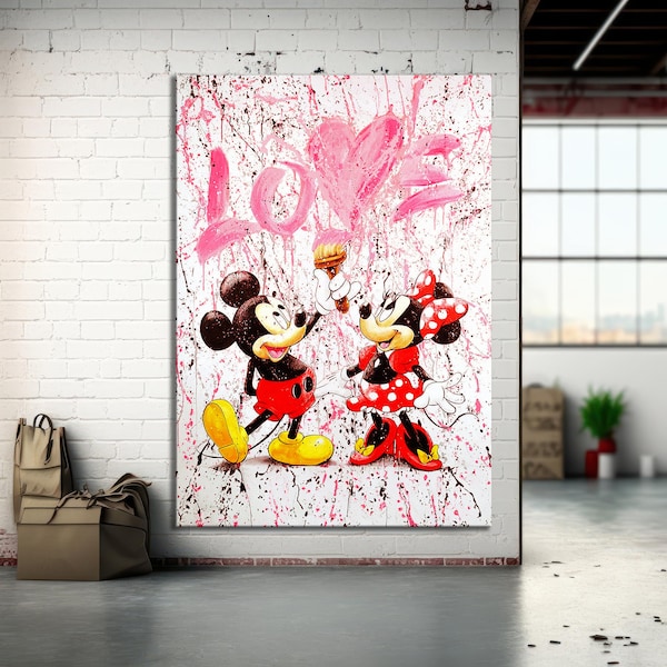 Minnie Mouse Graffiti Art - Etsy
