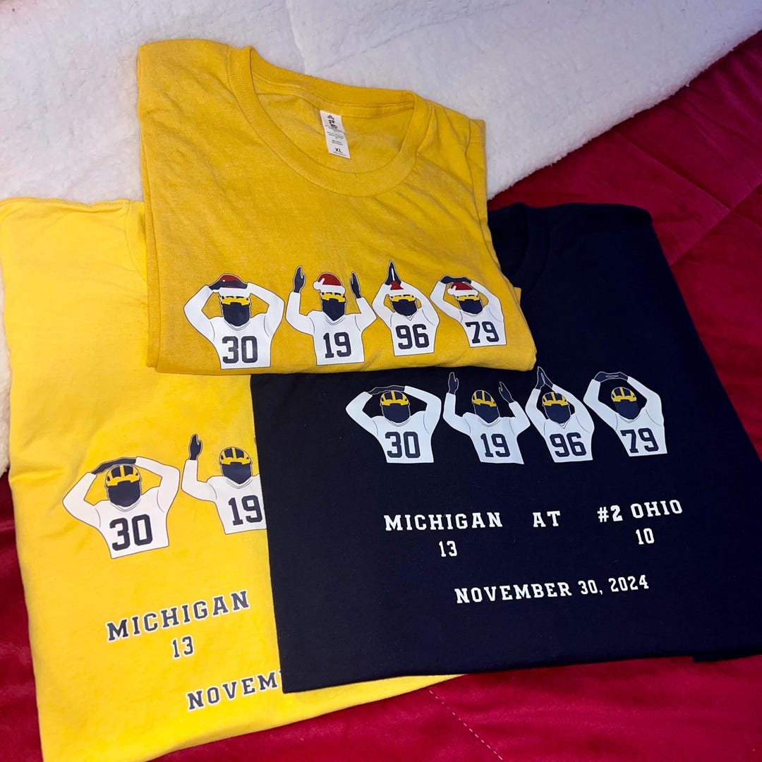 O-H and 4 Tee Shirt, Michigan-ohio State Rivalry Shirt, Michigan-ohio ...