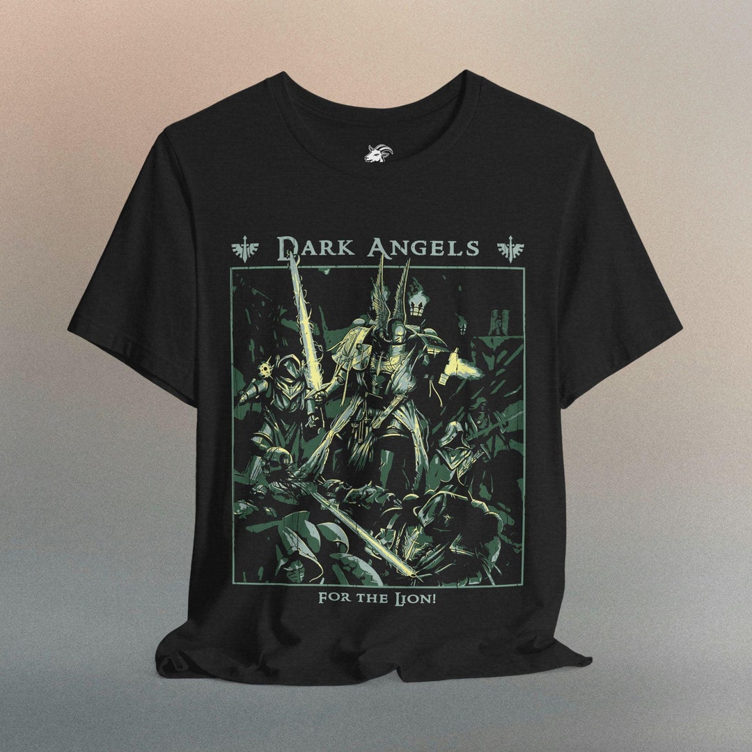 Warhammer 40K Dark Angels T-shirt, Space Marines Graphic Tee, Warhammer ...
