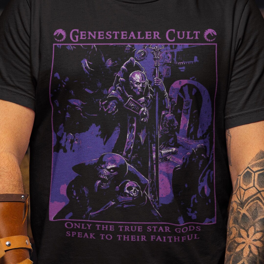 Genestealer Cult T-shirt, Tyranids Tee, Xenos Cult Shirt, Sci-fi Horror ...