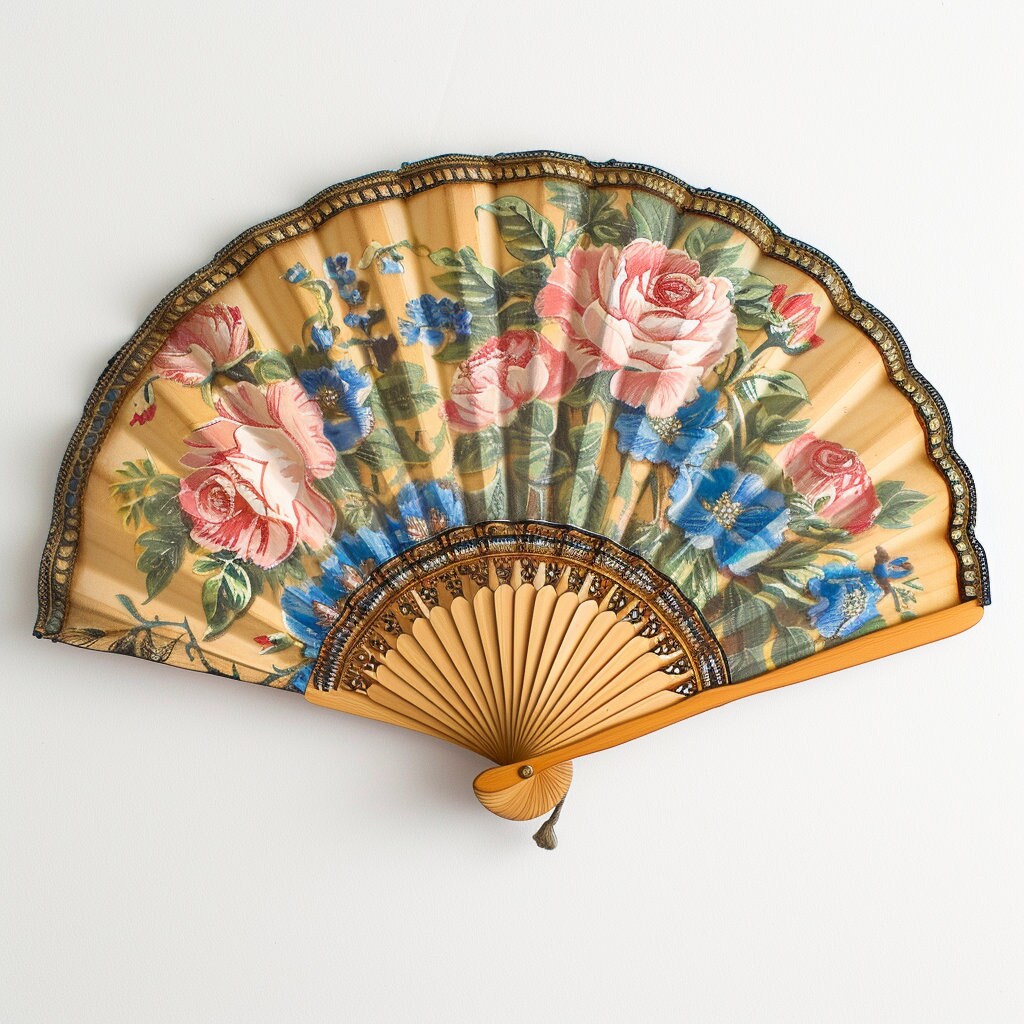 Bold Hand Painted Tribal Fan - Etsy