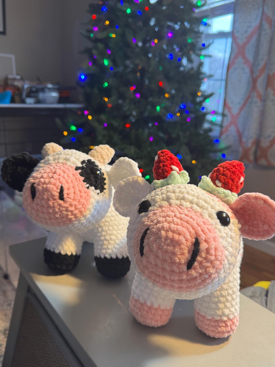 Crocheted Stuffed Cows - Etsy
