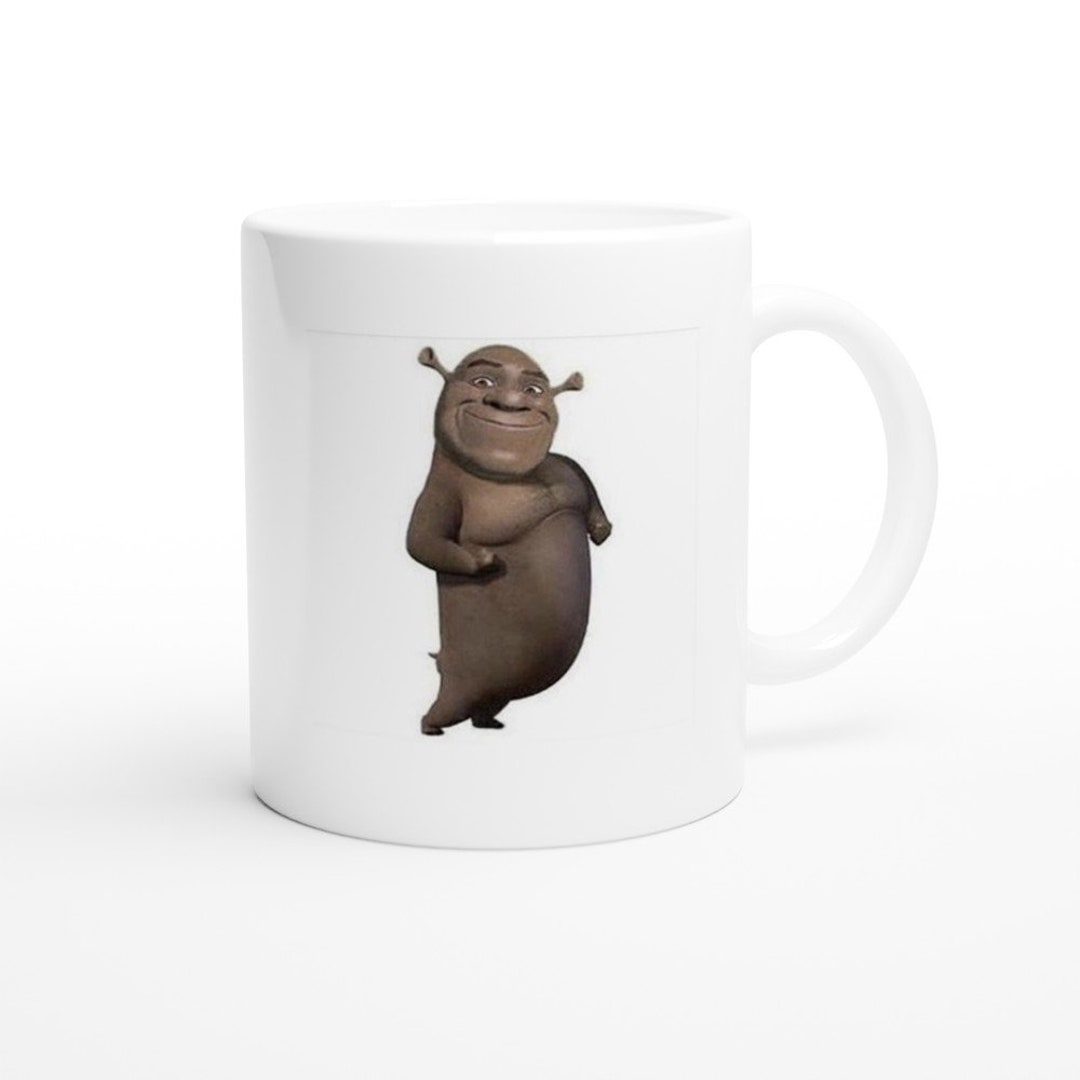 Shrek Hippo Mug Unique Coffee Cup With Shrek as a Hippopotamus Print ...