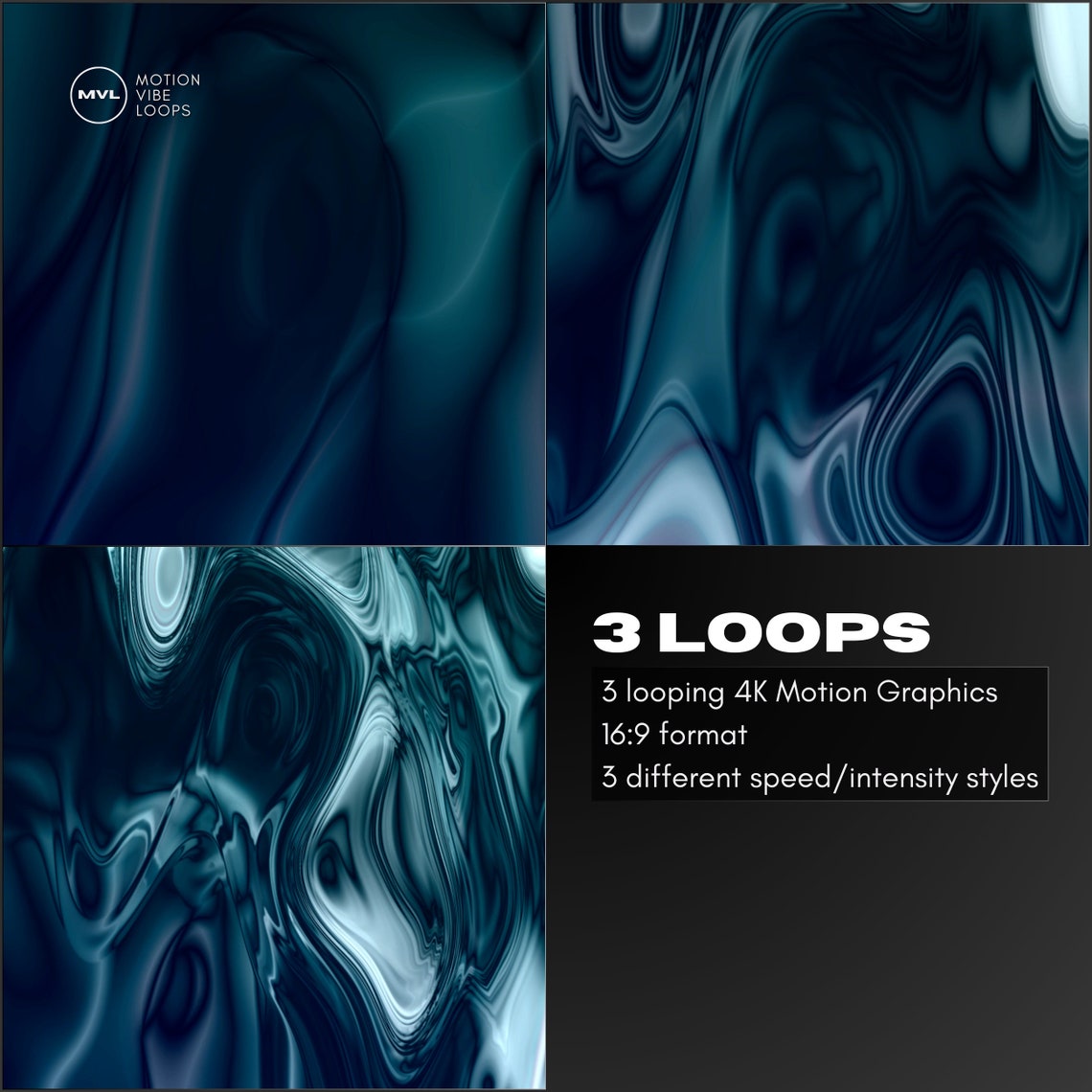 4K Looping Video Backgrounds - Motion Graphics Loop Pack, Professional ...