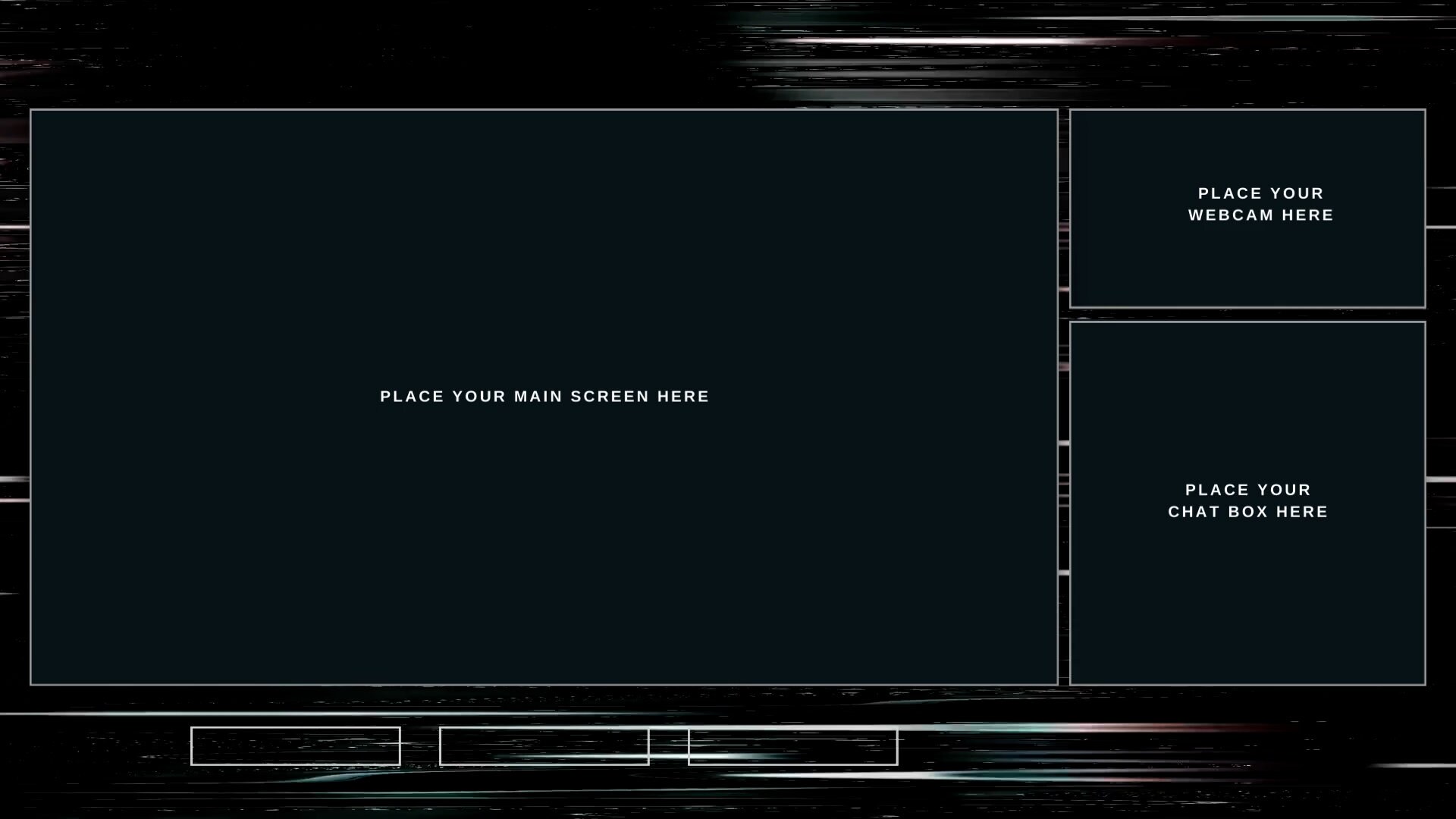 Universe Stream Overlay, Galaxy Stream Overlays Package for Twitch ...