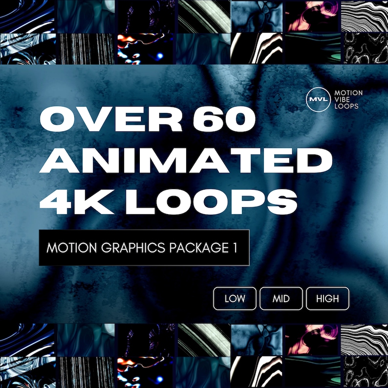 Animated 4K Background Pack Over 60 Motion Graphics for Artists and Vjs. Motion Backgrounds, Led ...