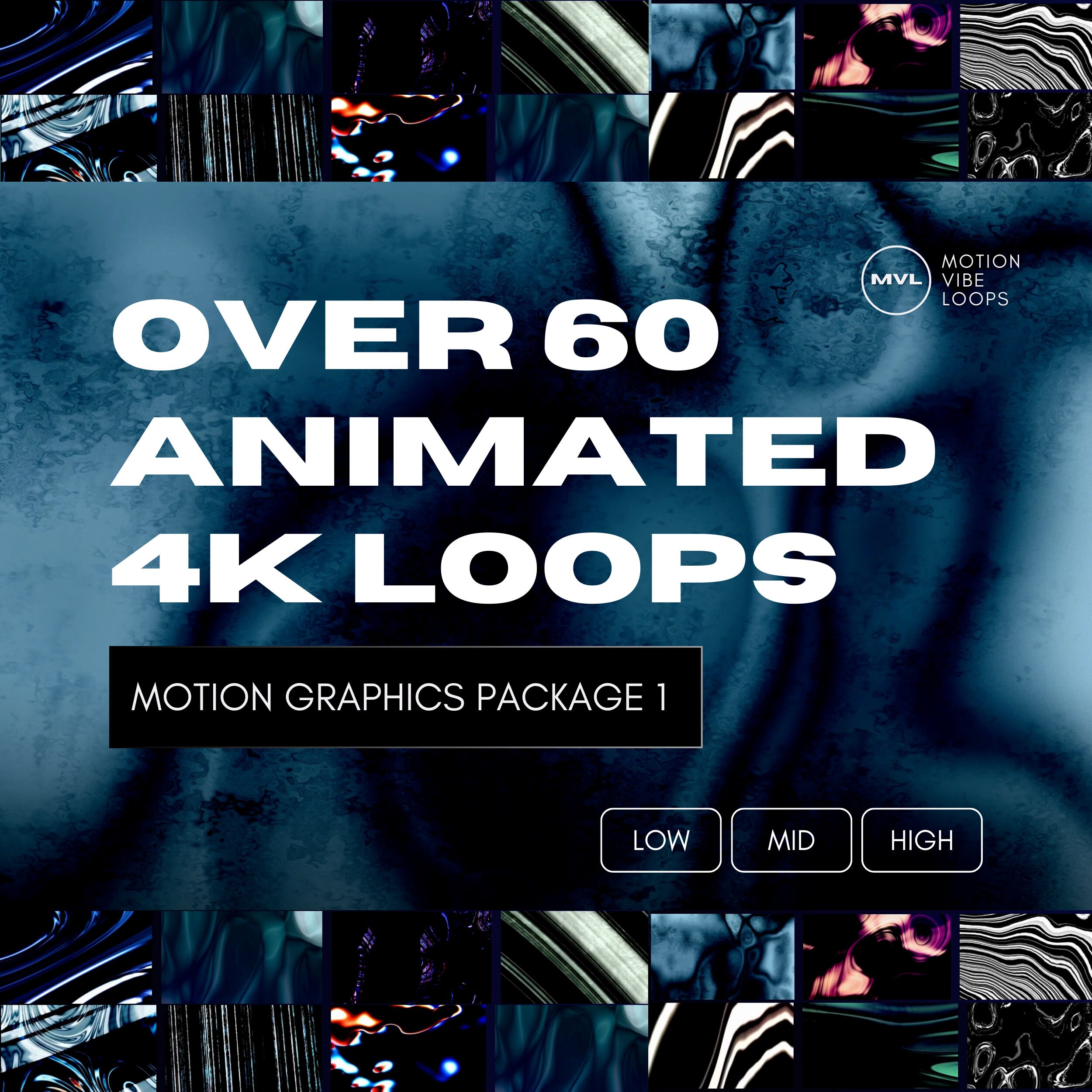 Animated 4K Background Pack - Over 60+ Motion Graphics for Artists and ...