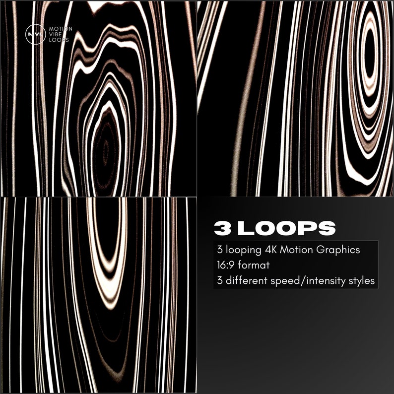 Three 4K Motion Graphics for Vjs, Energetic Abstract Line Animations ...