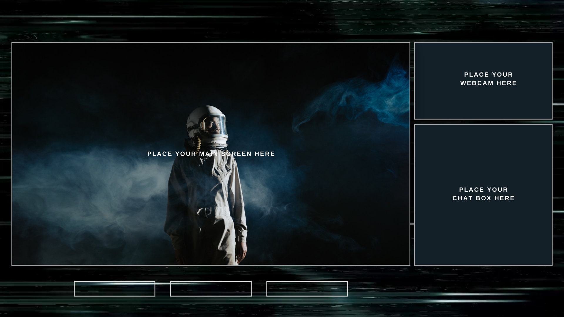 Universe Stream Overlay, Galaxy Stream Overlays Package for Twitch ...