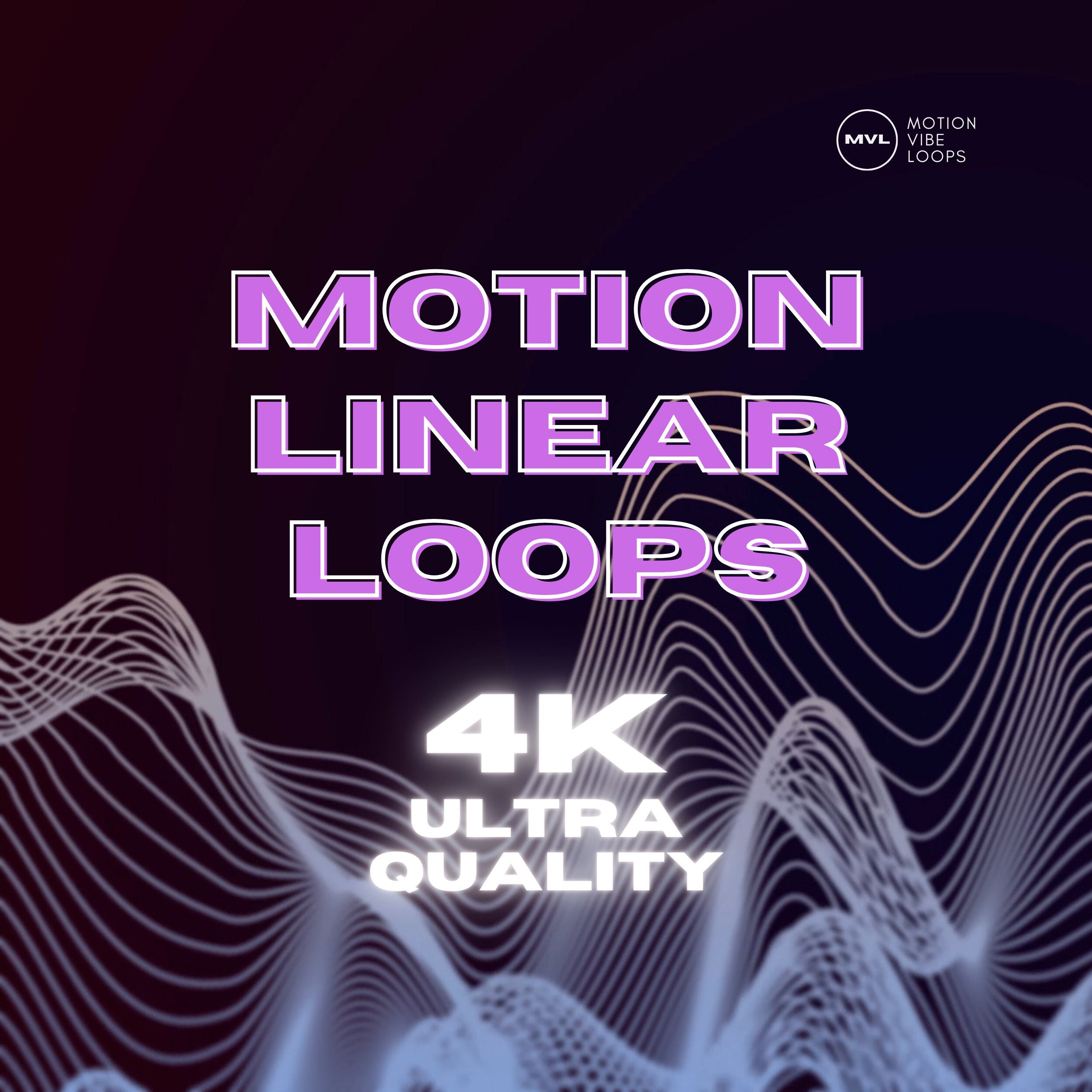 Abstract Motion Graphics Curvy Linear Loops Background, Perfect ...