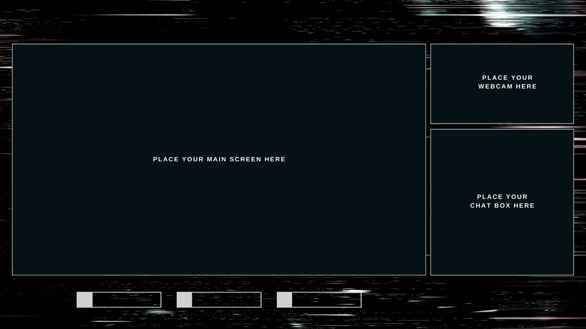 Universe Stream Overlay, Galaxy Stream Overlays Package for Twitch ...