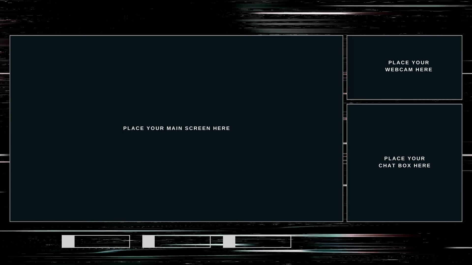 Universe Stream Overlay, Galaxy Stream Overlays Package for Twitch ...