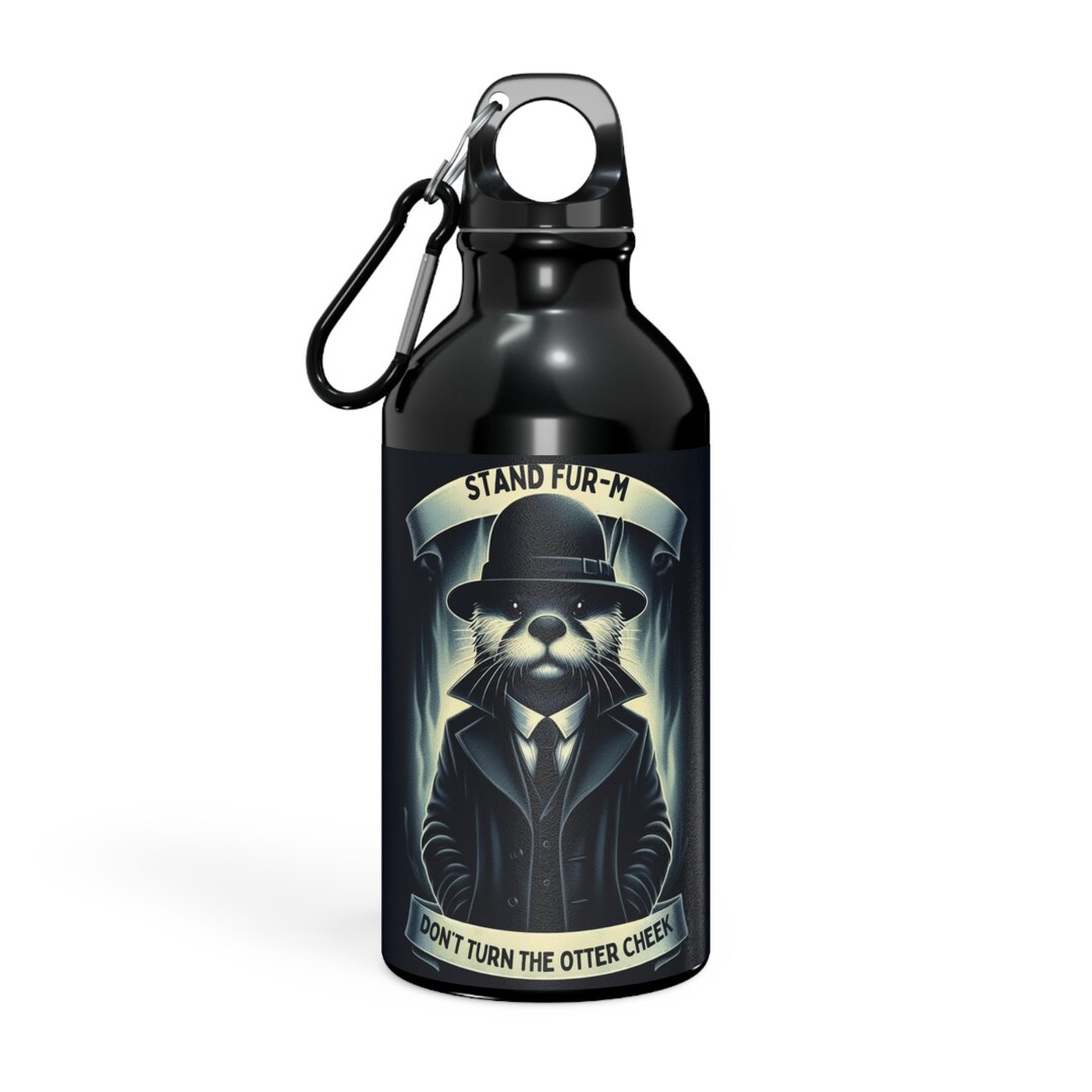 Otter Detective 'stand Fur-m' Water Bottle, Eco-friendly, Leak-proof ...