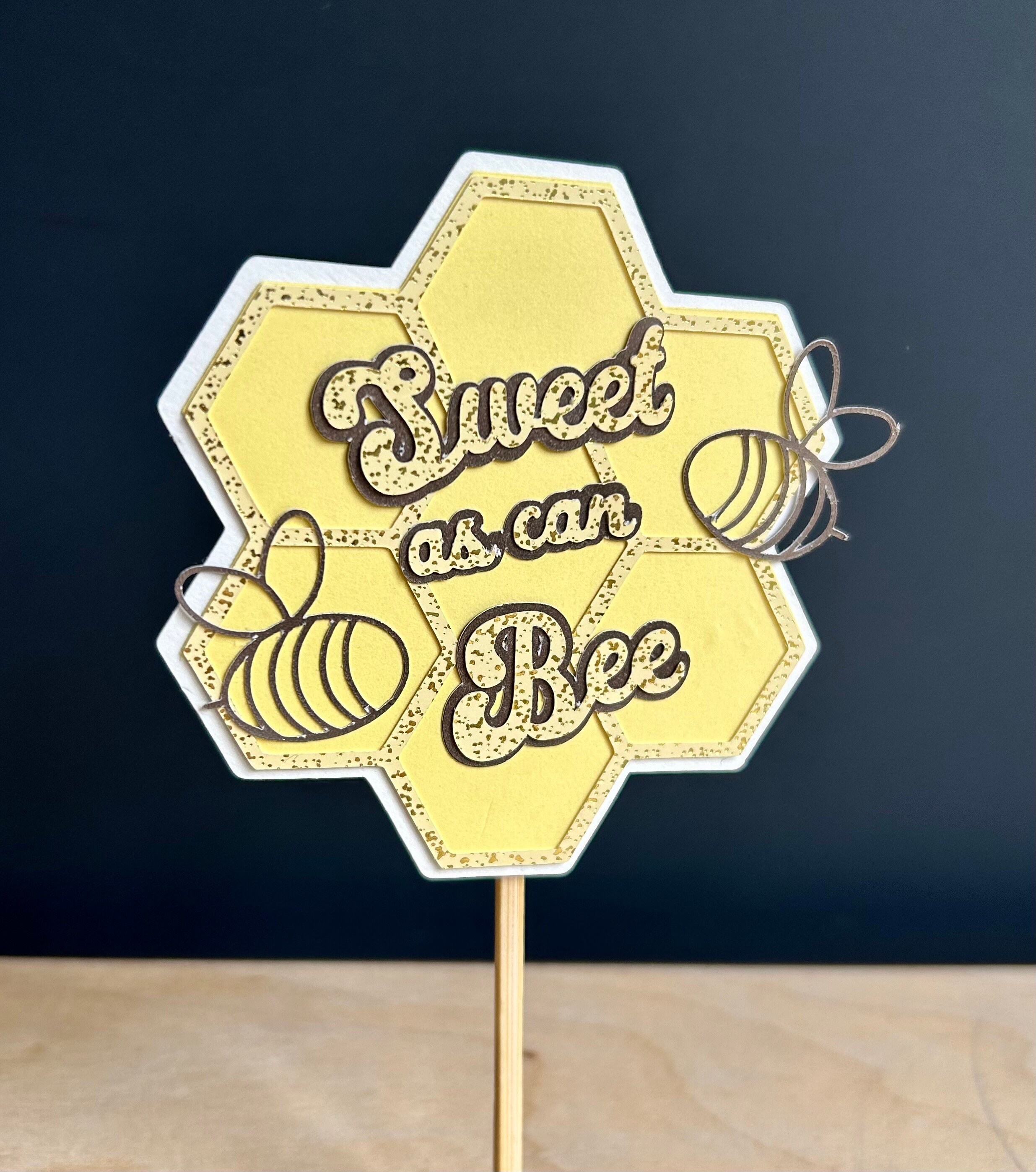 Sweet as Can Bee Cake Toppermummy to Beebaby Shower Cake Toppercake ...