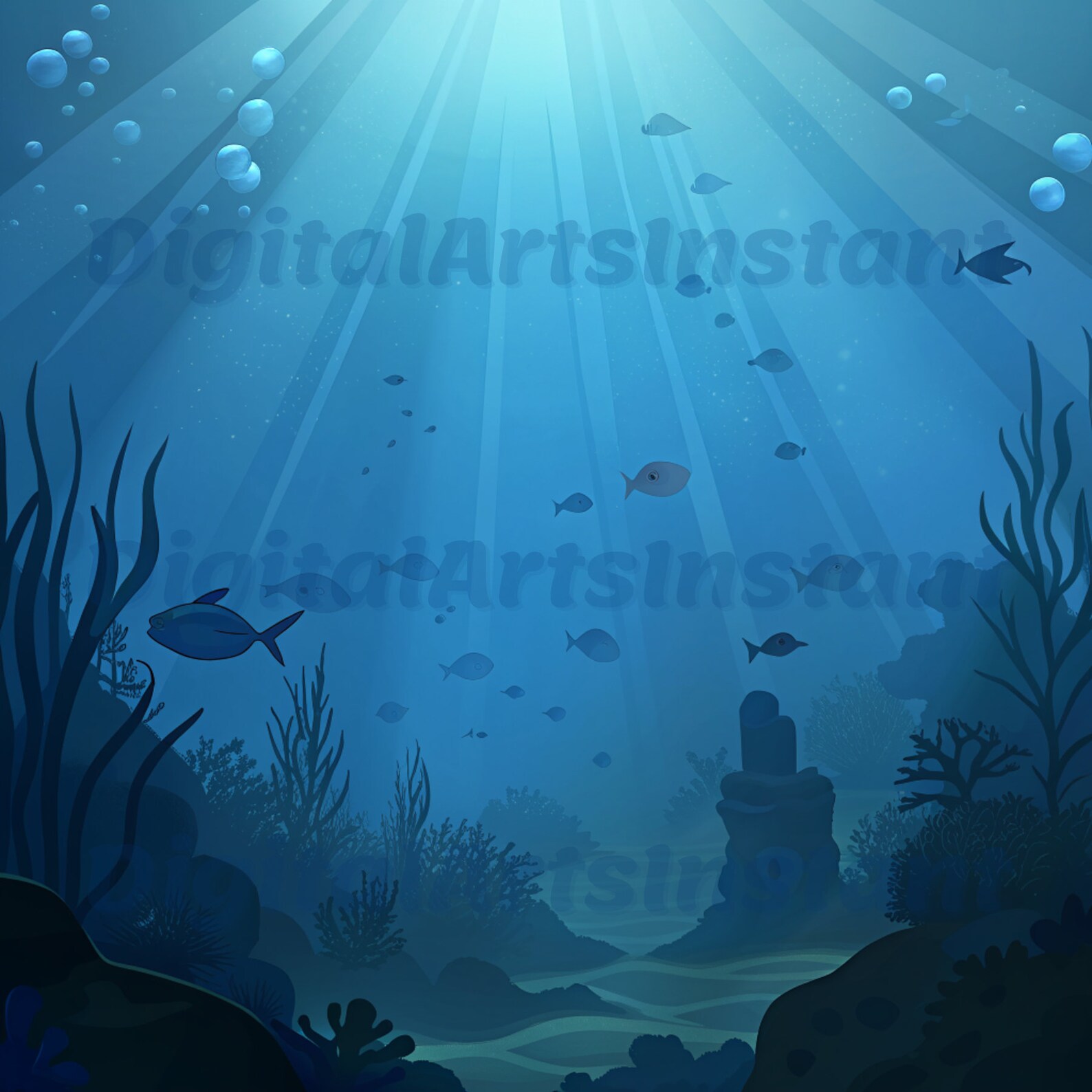 Watercolor Sharks Clipart Part 2 Shark Clipart Download, Instant ...