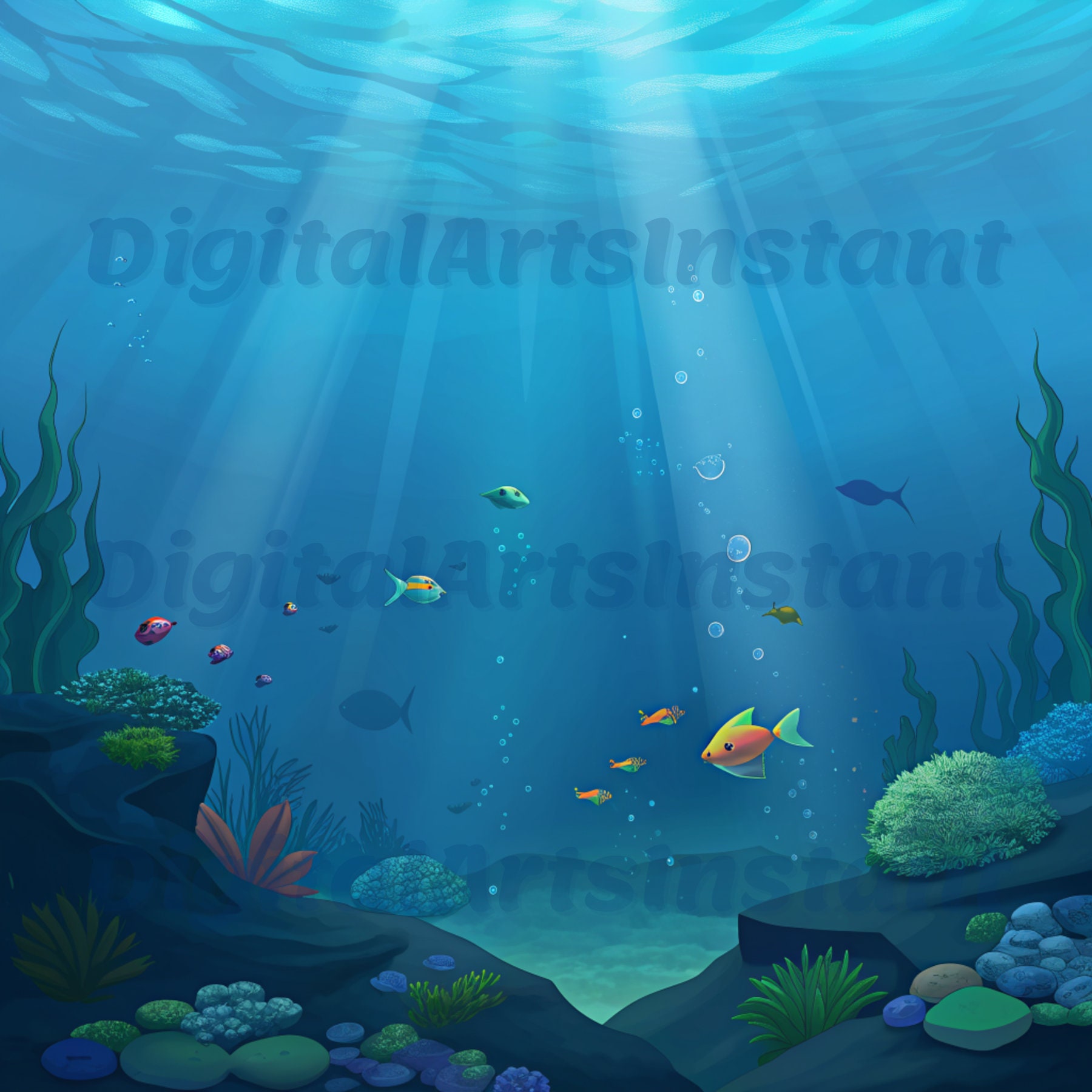 Watercolor Sharks Clipart Part 2 Shark Clipart Download, Instant ...