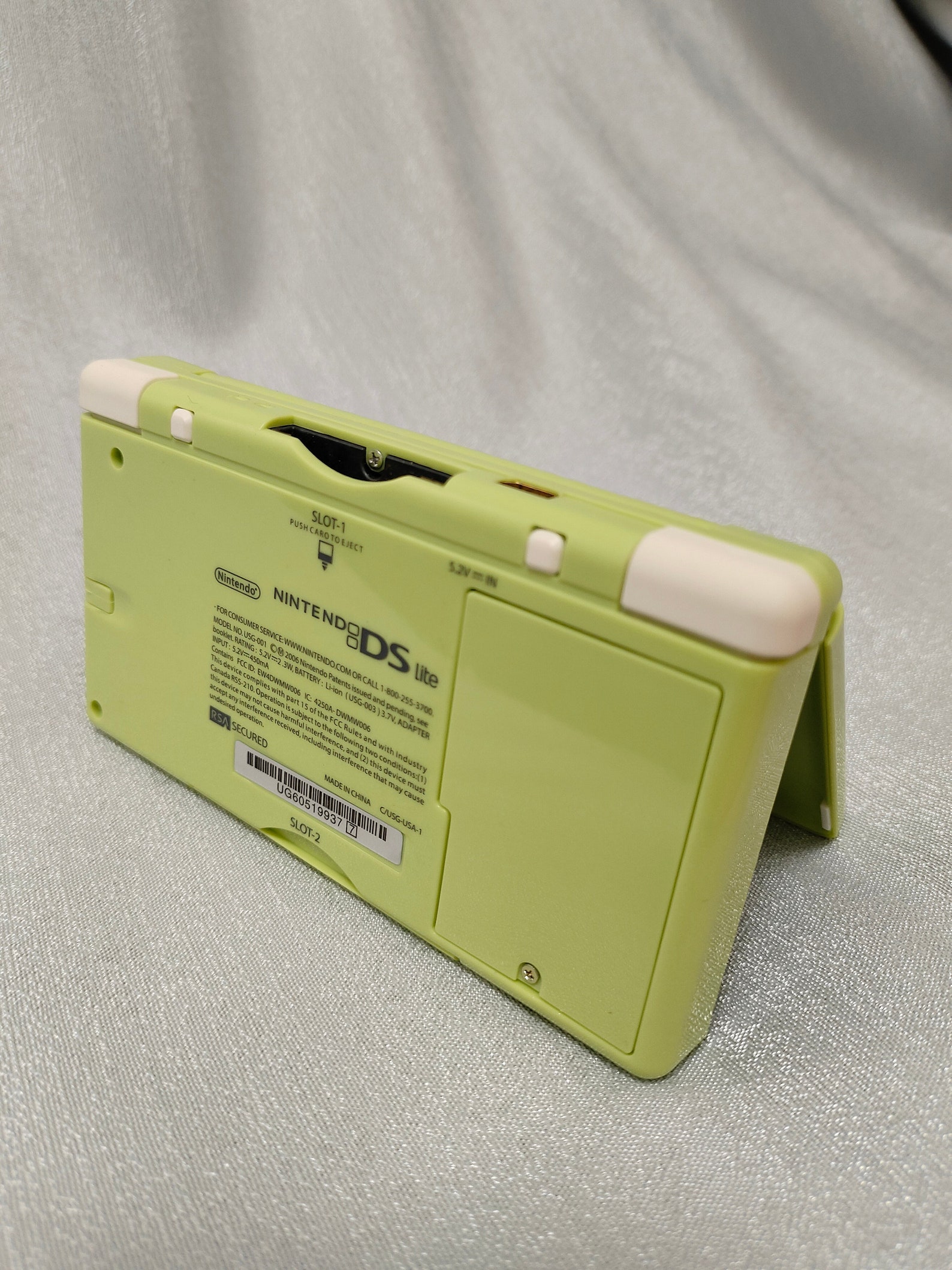 Custom Greenwhite Modded Nintendo DS Lite Refurbished Handheld ...