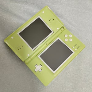 Custom Greenwhite Modded Nintendo DS Lite Refurbished Handheld ...