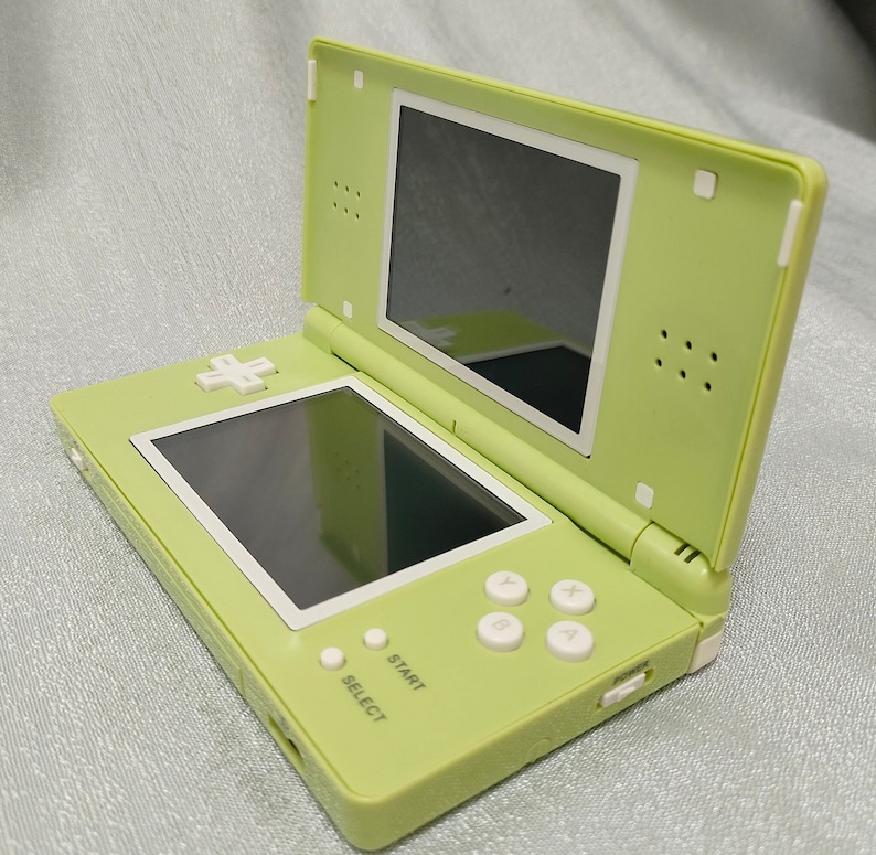 Custom Greenwhite Modded Nintendo DS Lite Refurbished Handheld ...
