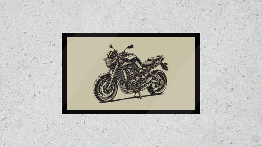 Custom Motorcycle Art - Personalized Illustration - Motorcycle Lover ...