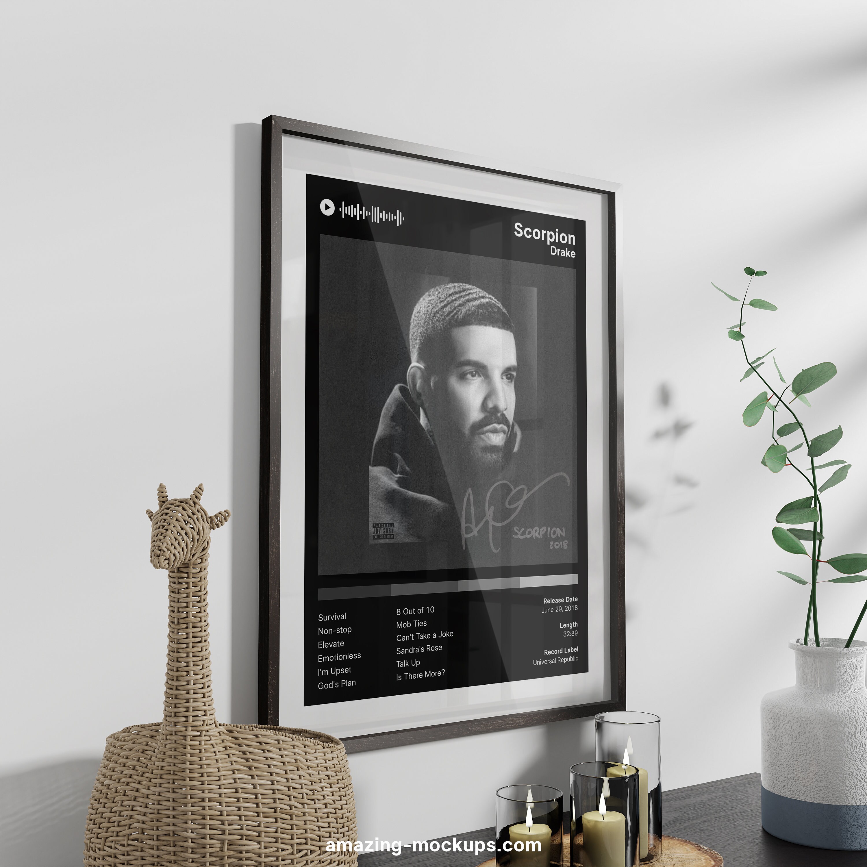 Choose Your Own Album Poster - Custom Poster - Digital Album Poster ...