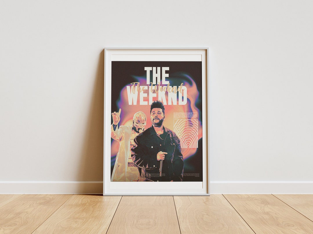 THE WEEKND Printable Poster Home Decor Wall Decor Aesthetic Room Decor ...