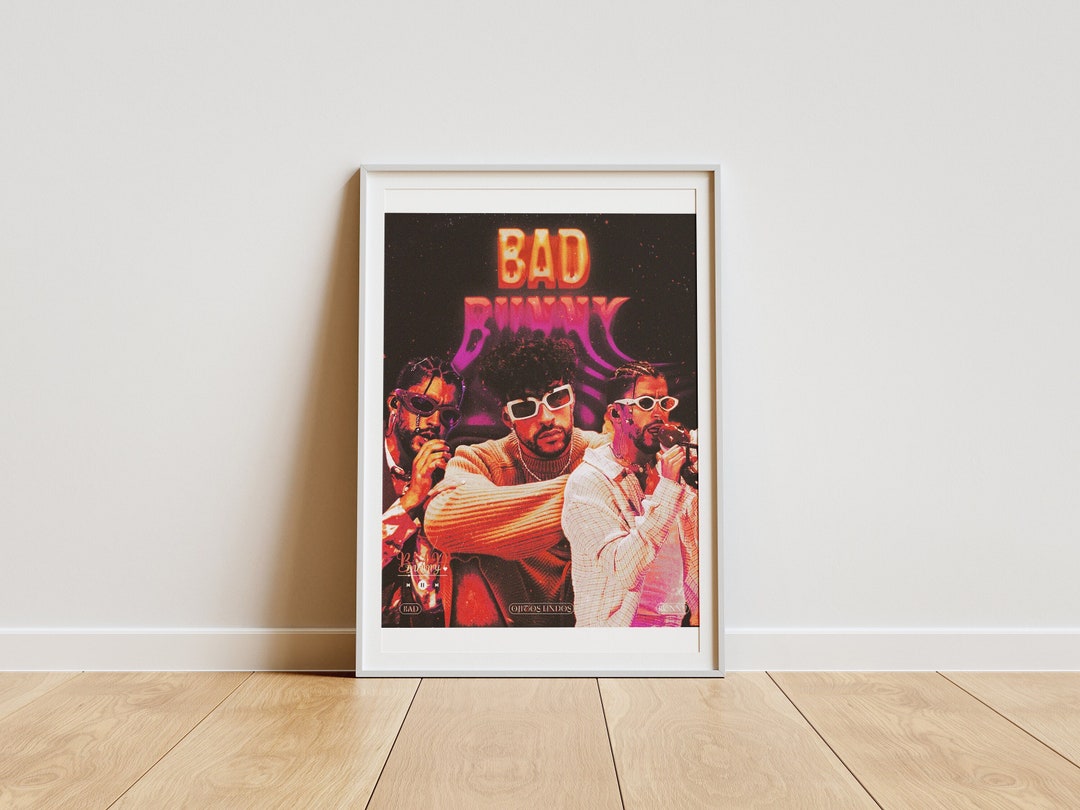 BAD BUNNY - Printable Poster - Home Decor - Wall Decor - Aesthetic Room ...