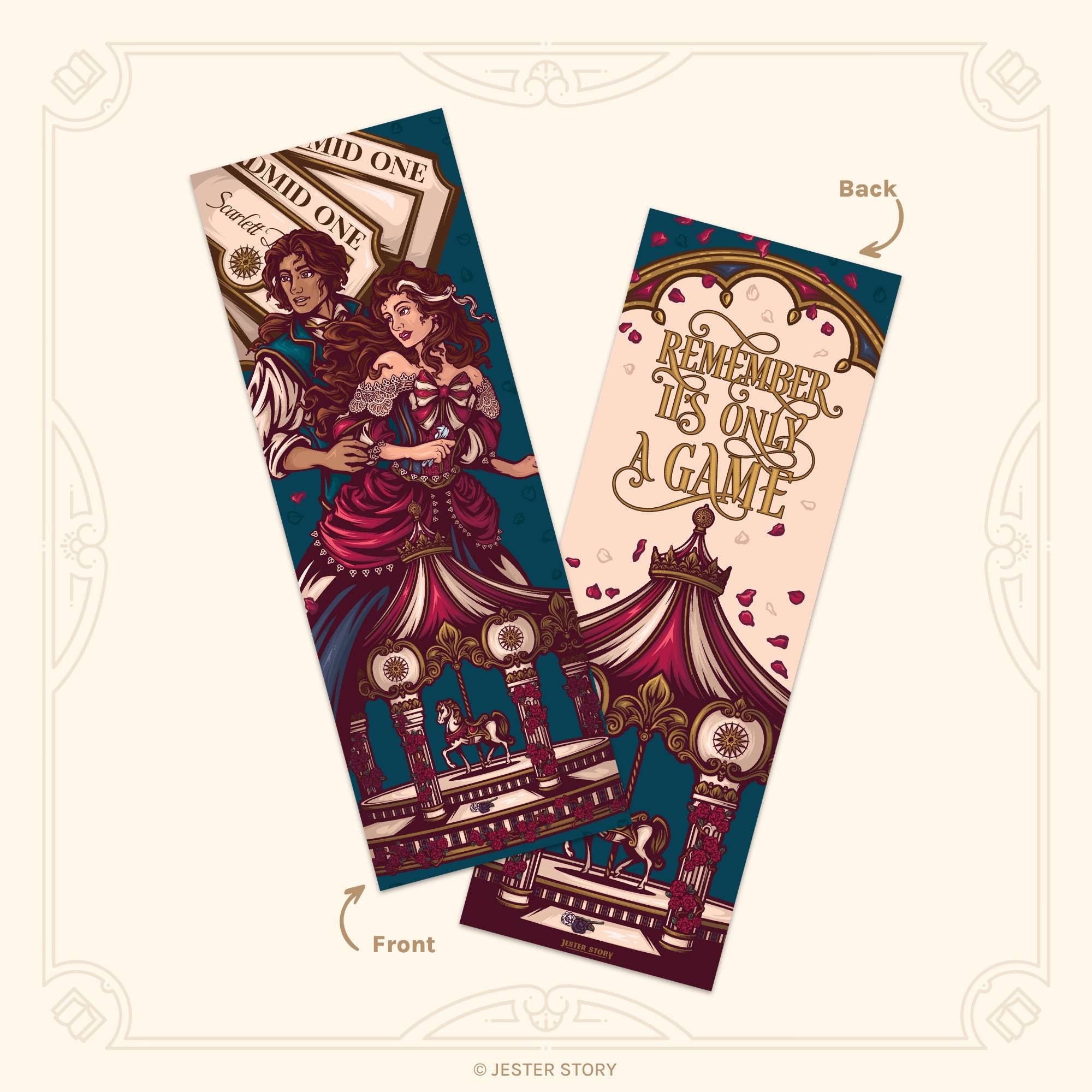 Last Night of Caraval - Caraval Bookmark - Etsy