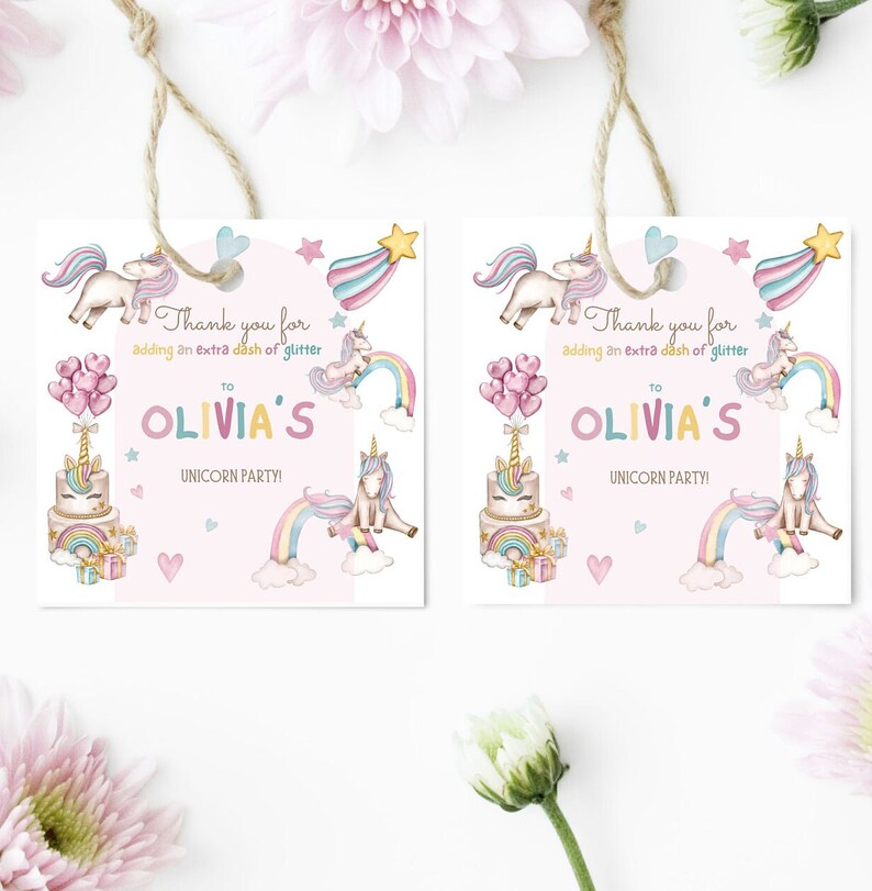Editable Rainbow Unicorn Birthday Invitation, Magical Pastel Whimsical ...
