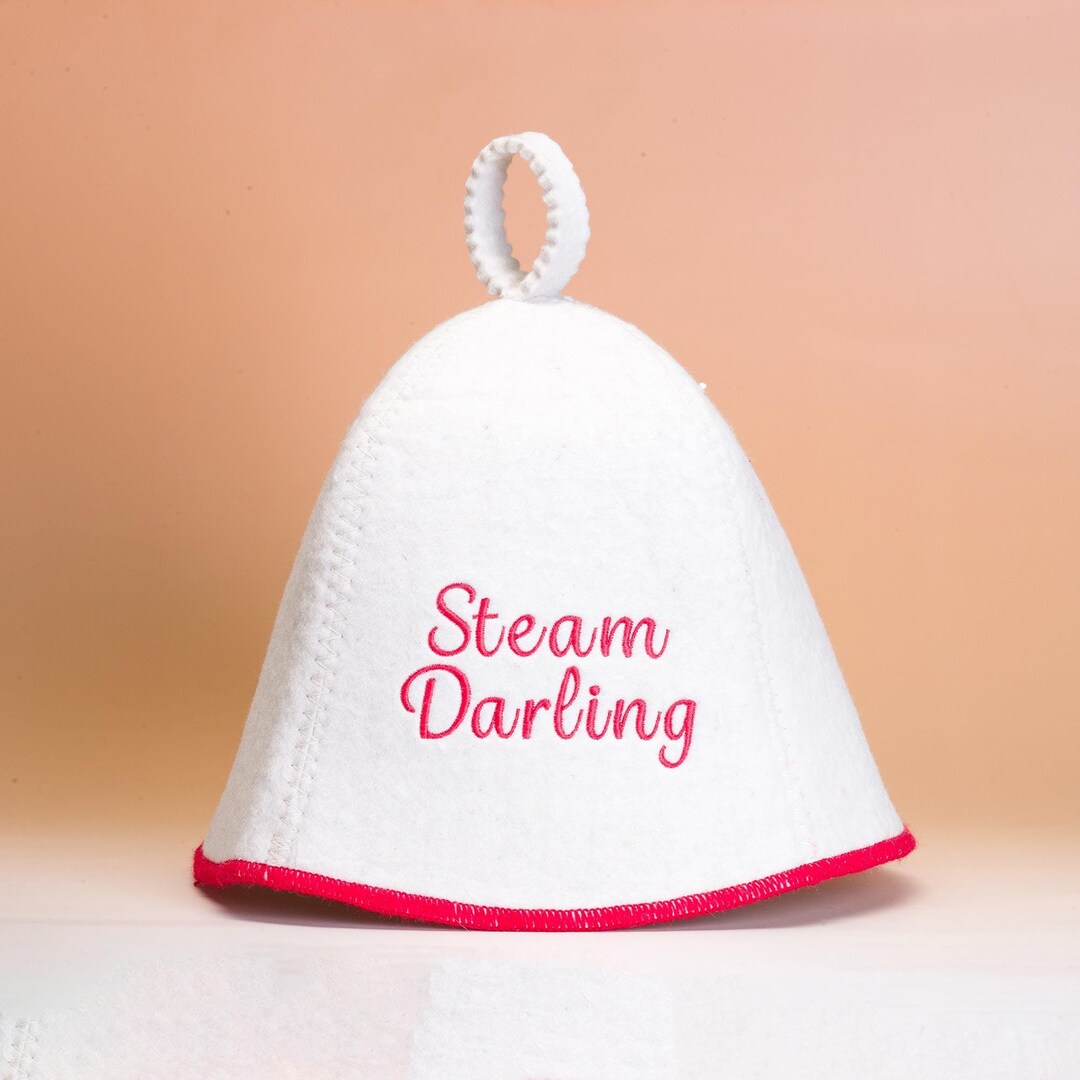 Personalized Spa Hat, Wool Saunahut, Custom Text Sauna Hat - Etsy