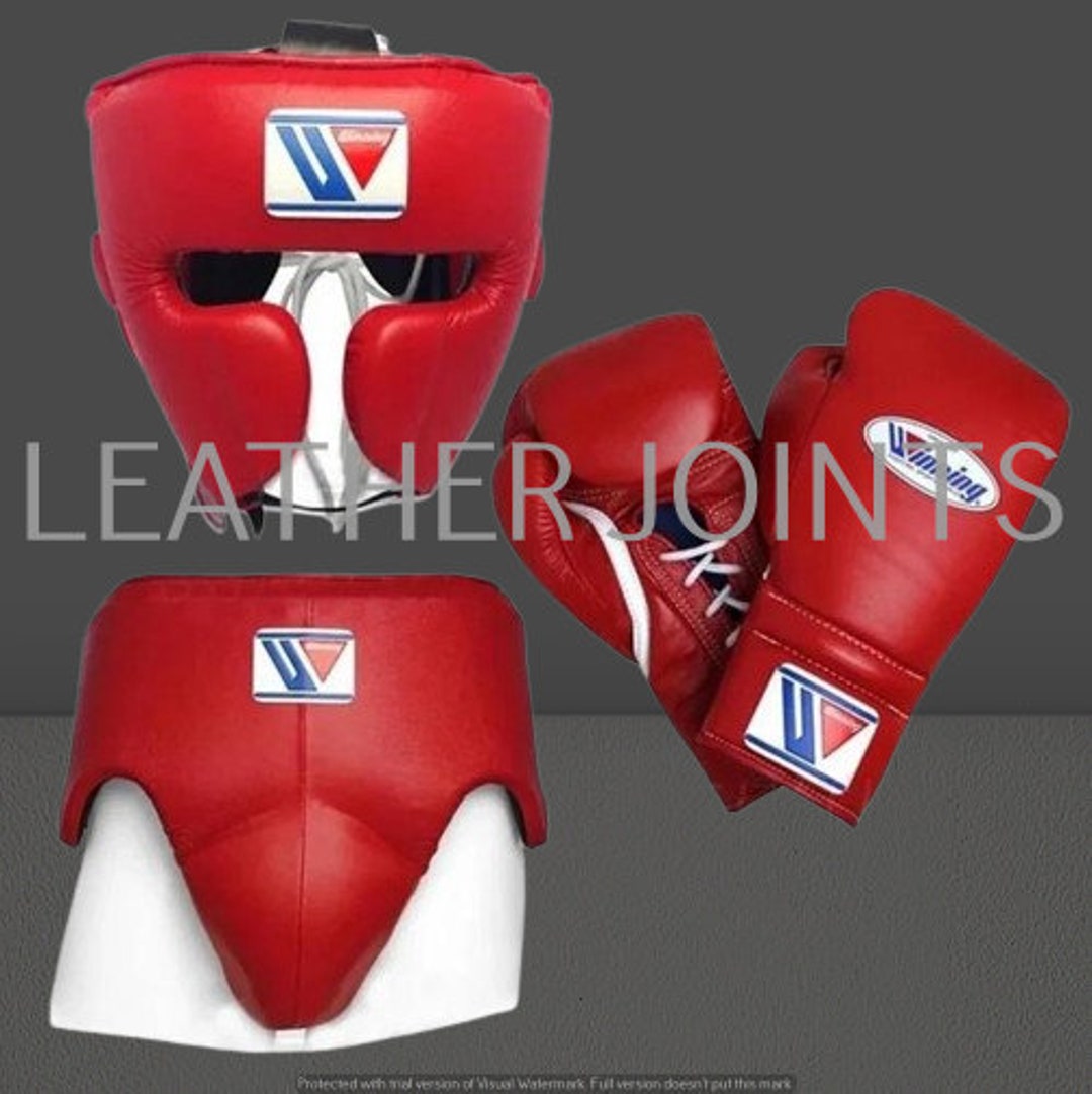 Personalized Gift of Boxing Glove, Replica, Winning Sparing Full Set ...