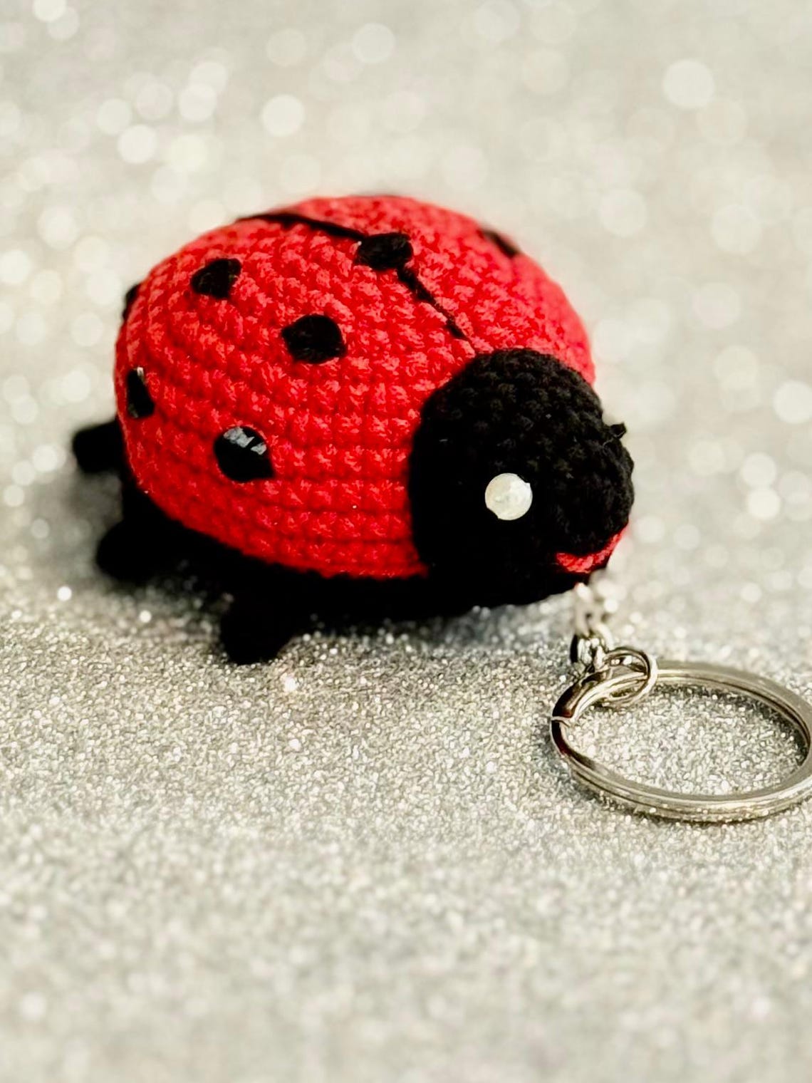 Ladybug Keychain Crochet Pattern – Cute Amigurumi PDF Tutorial, Instant ...