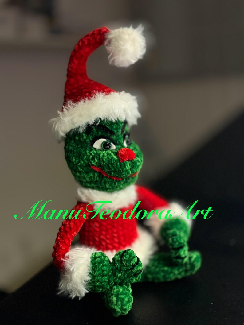 Grinch Crochet Pattern, Christmas Character (PDF Pattern) - Etsy