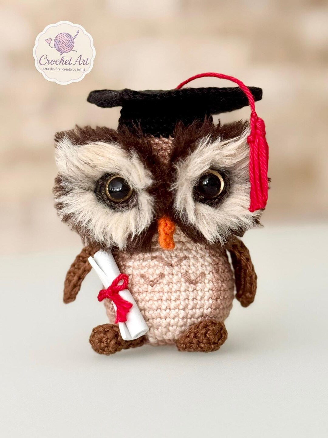 Crochet Graduation Owl Pattern: Amigurumi PDF Tutorial, DIY Gift - Etsy