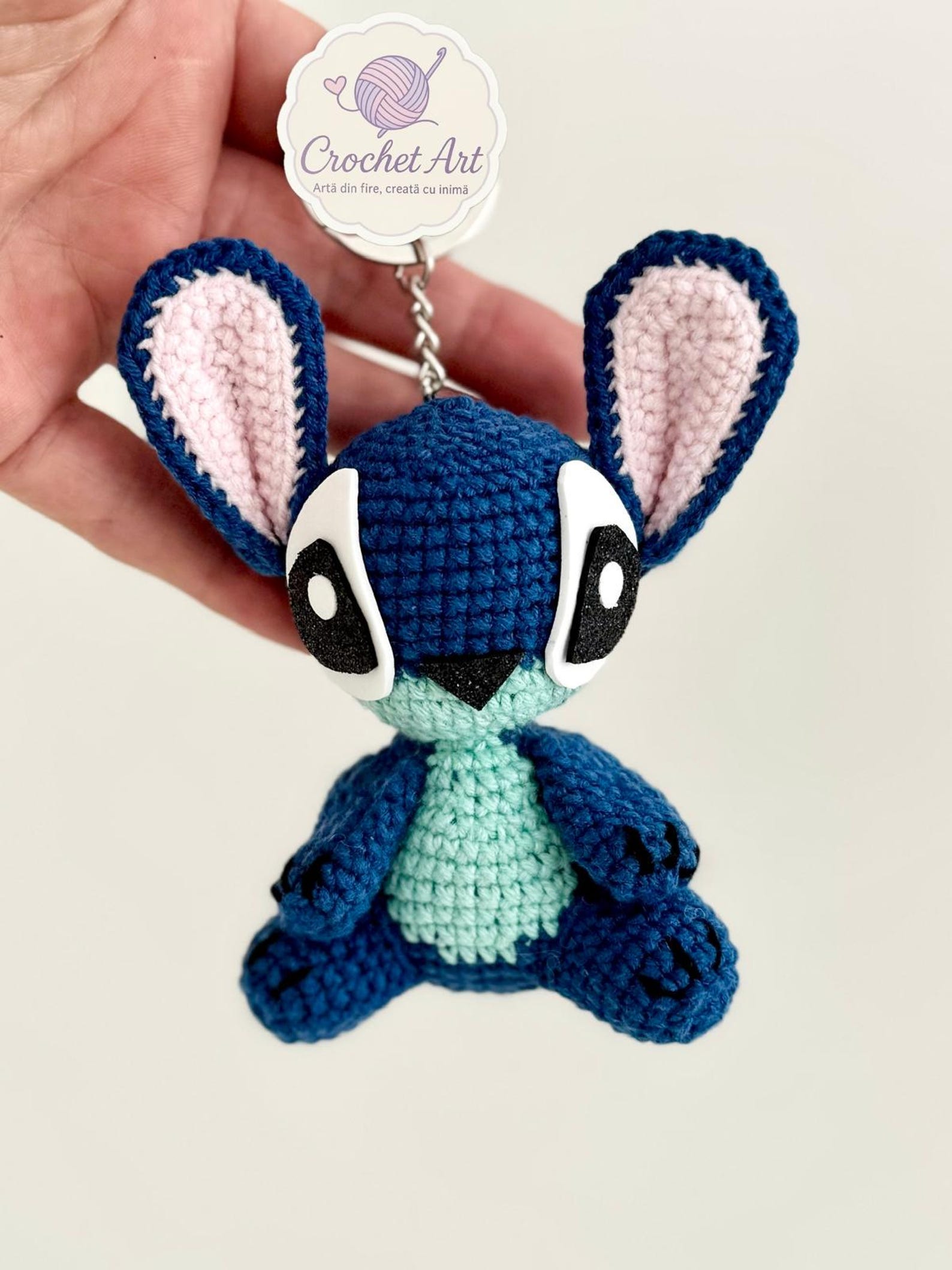 Stitch Crochet Pattern: Amigurumi Keychain PDF Tutorial - Etsy