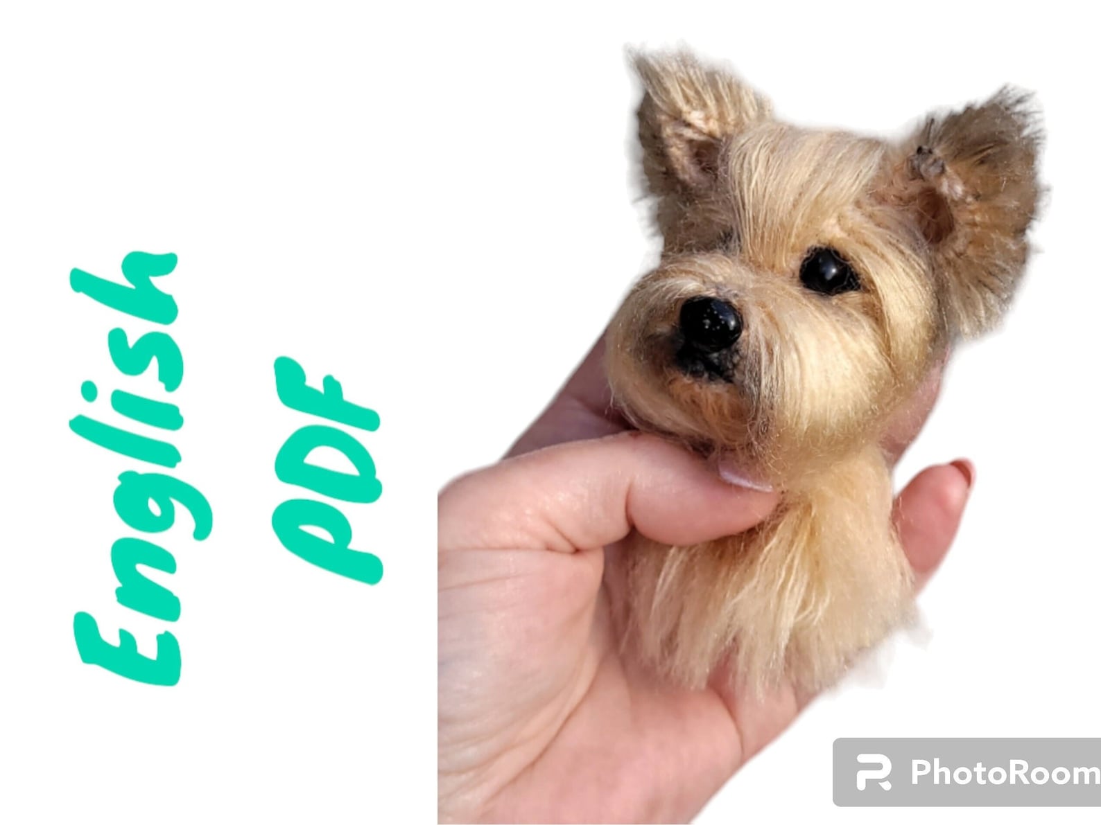 Realistic Yorkie Head, English Pattern PDF - Etsy