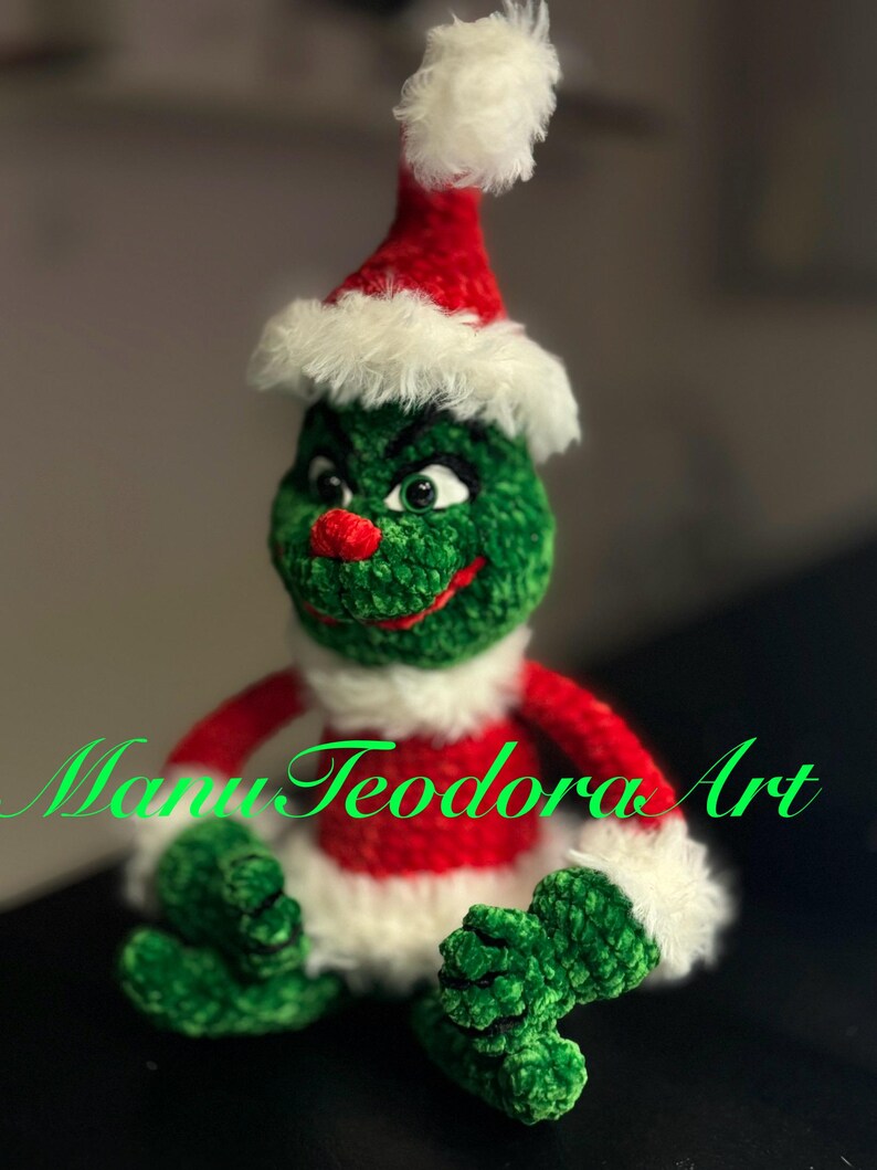 Grinch Crochet Pattern, Christmas Character (PDF Pattern) - Etsy