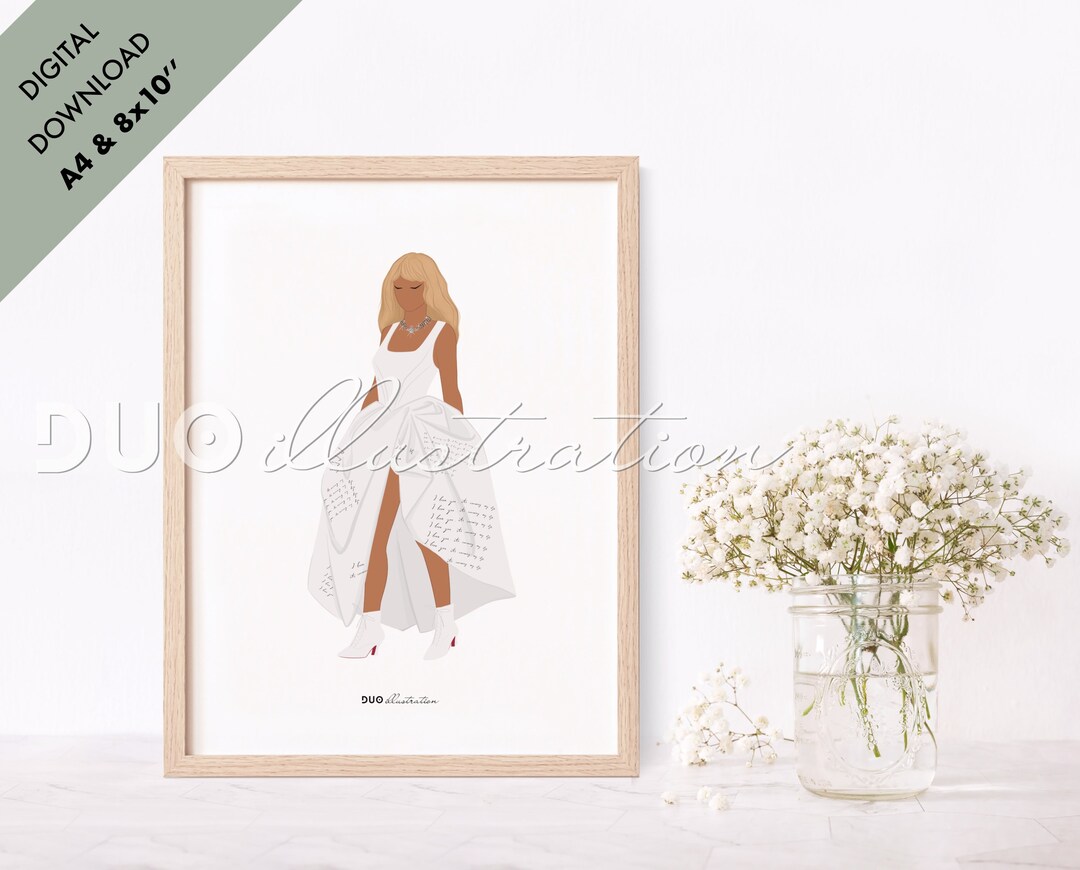 Custom Taylor TTPD Poster Tortured Poets Fortnight TTPD Dress - Etsy