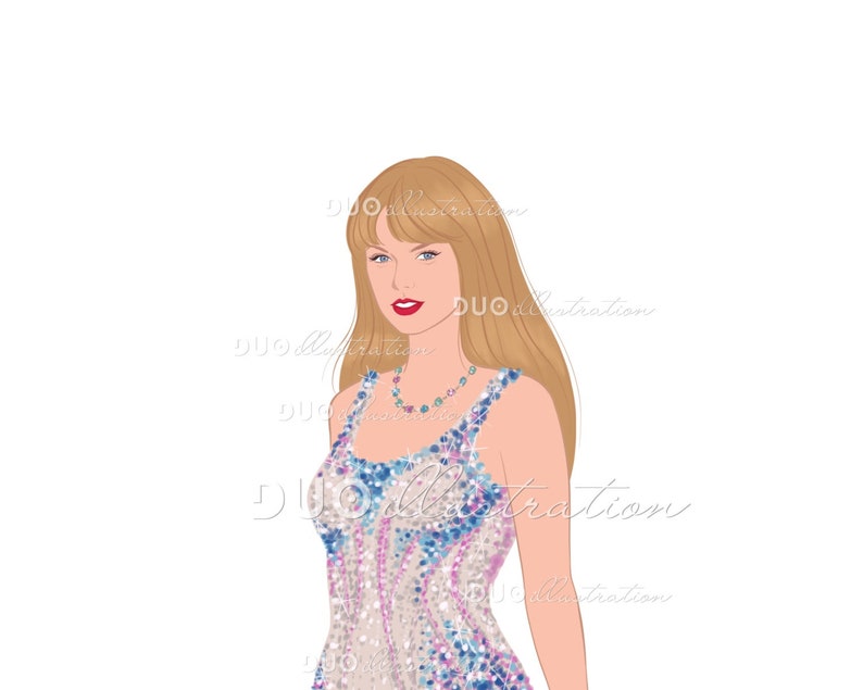 Taylor Swift Eras Tour Lover Poster 11x14in & A3 Pink Blue Lover ...
