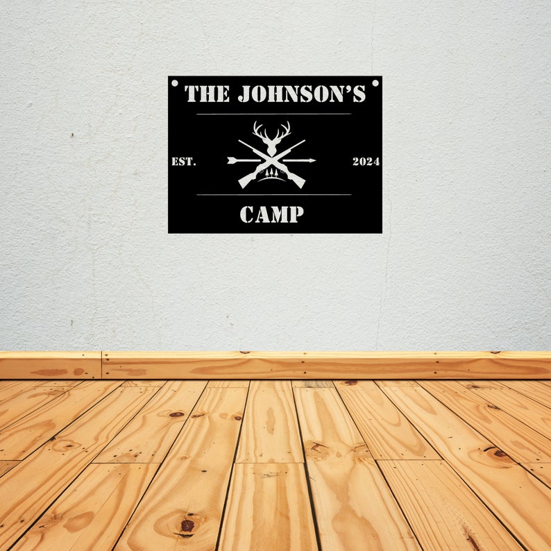 Metal Camp Sign Hunting Sign - Etsy
