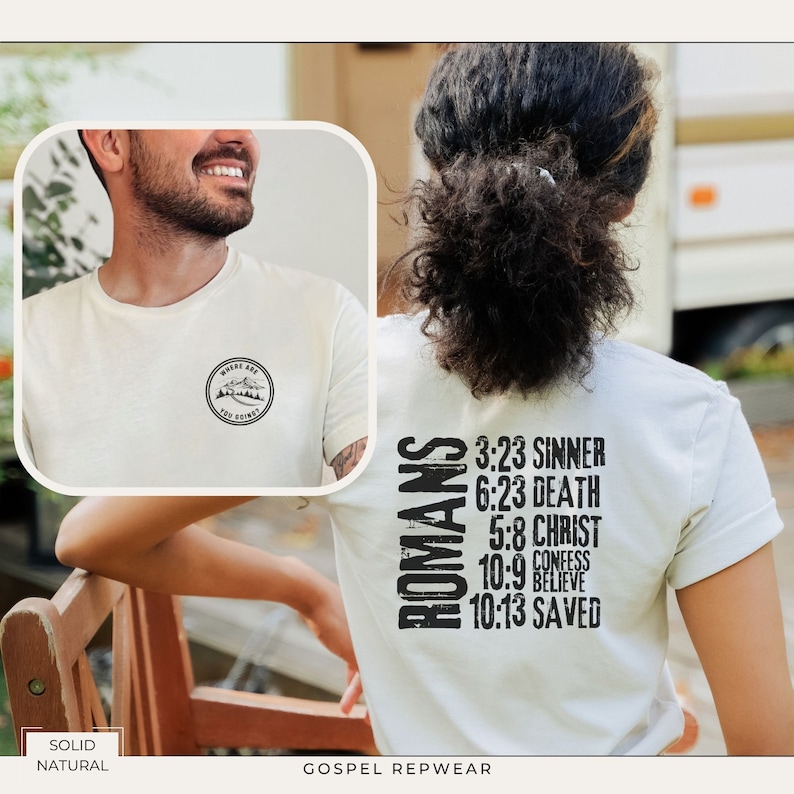 Romans Road, Christian Streetwear, Bella Canvas Crewneck, Christian ...