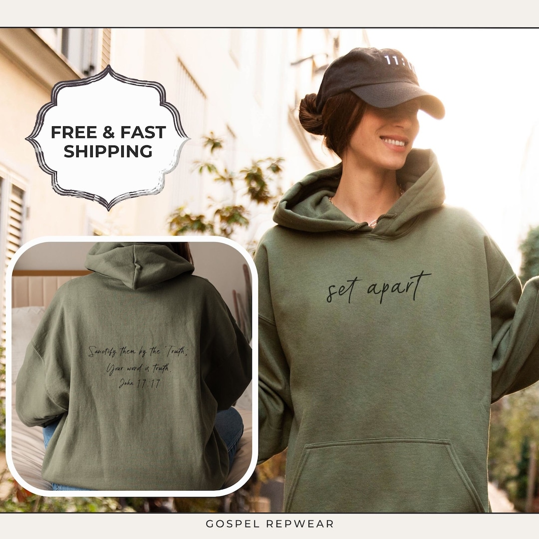 Christian Hoodie, Minimalist Aesthetic, Set Apart Scripture, Bible ...